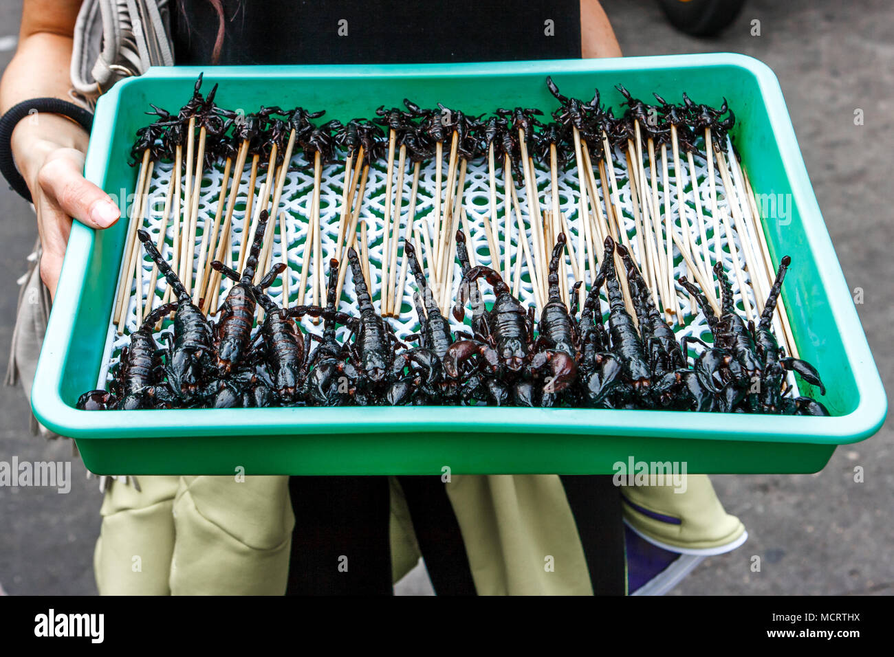 Insects food skewers hi-res stock photography and images - Alamy