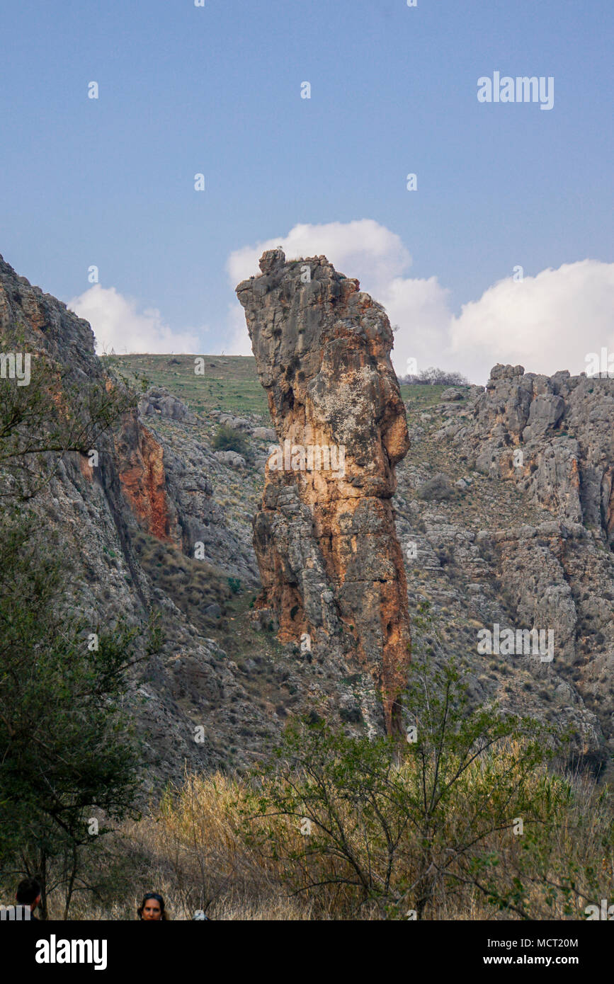 Israel, Galilee, Amud (Pillar) stream nature reserve and park The ...