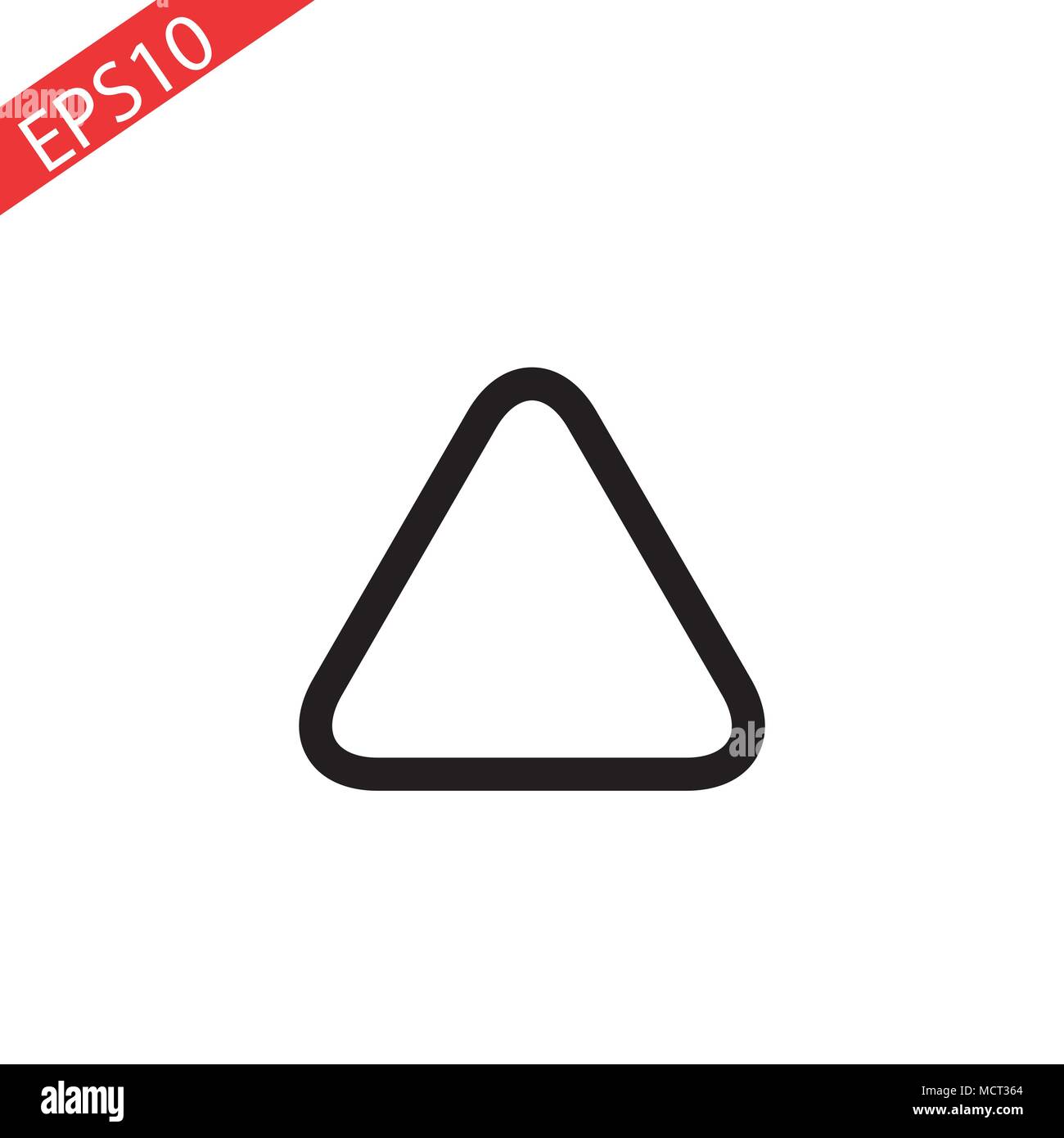triangle icon. sign design Stock Vector Image & Art - Alamy