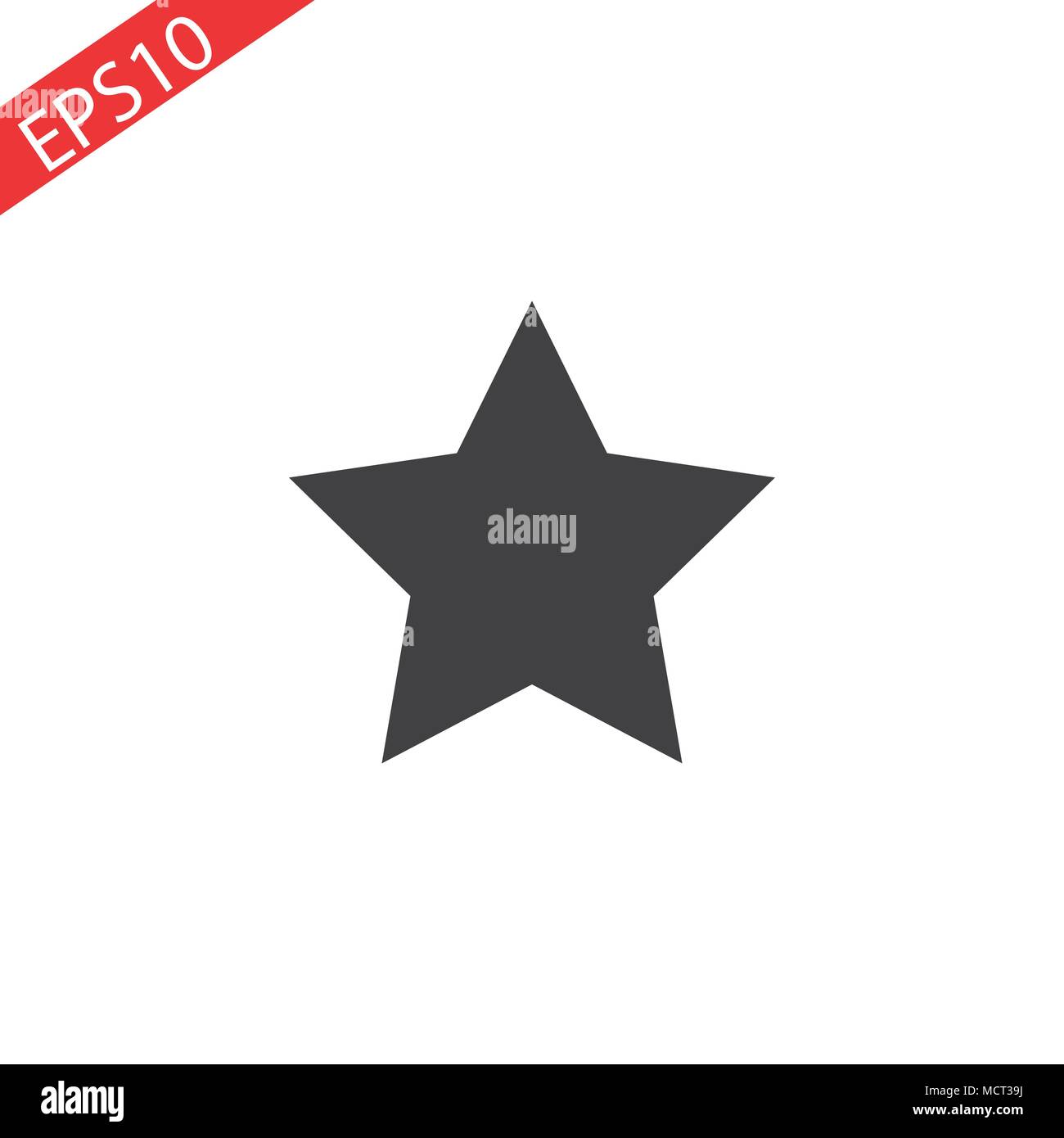Black star - vector icon Stock Vector Image & Art - Alamy