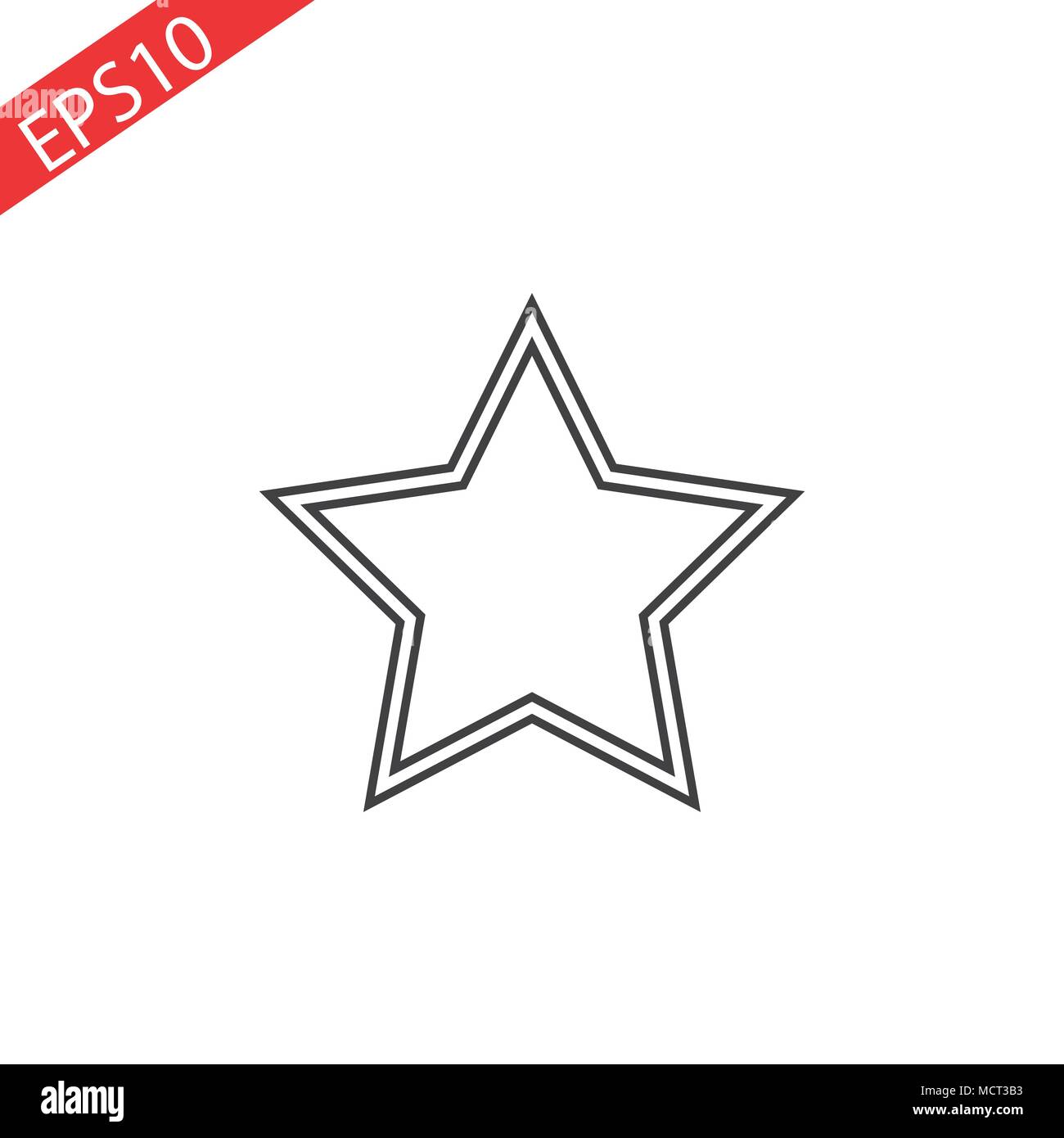 Line art Star icon Stock Vector Image & Art - Alamy