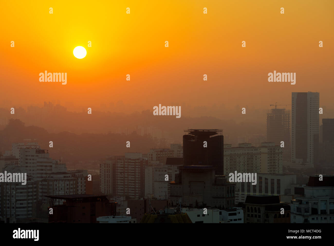 Brazil skyline sunset hi-res stock photography and images - Alamy