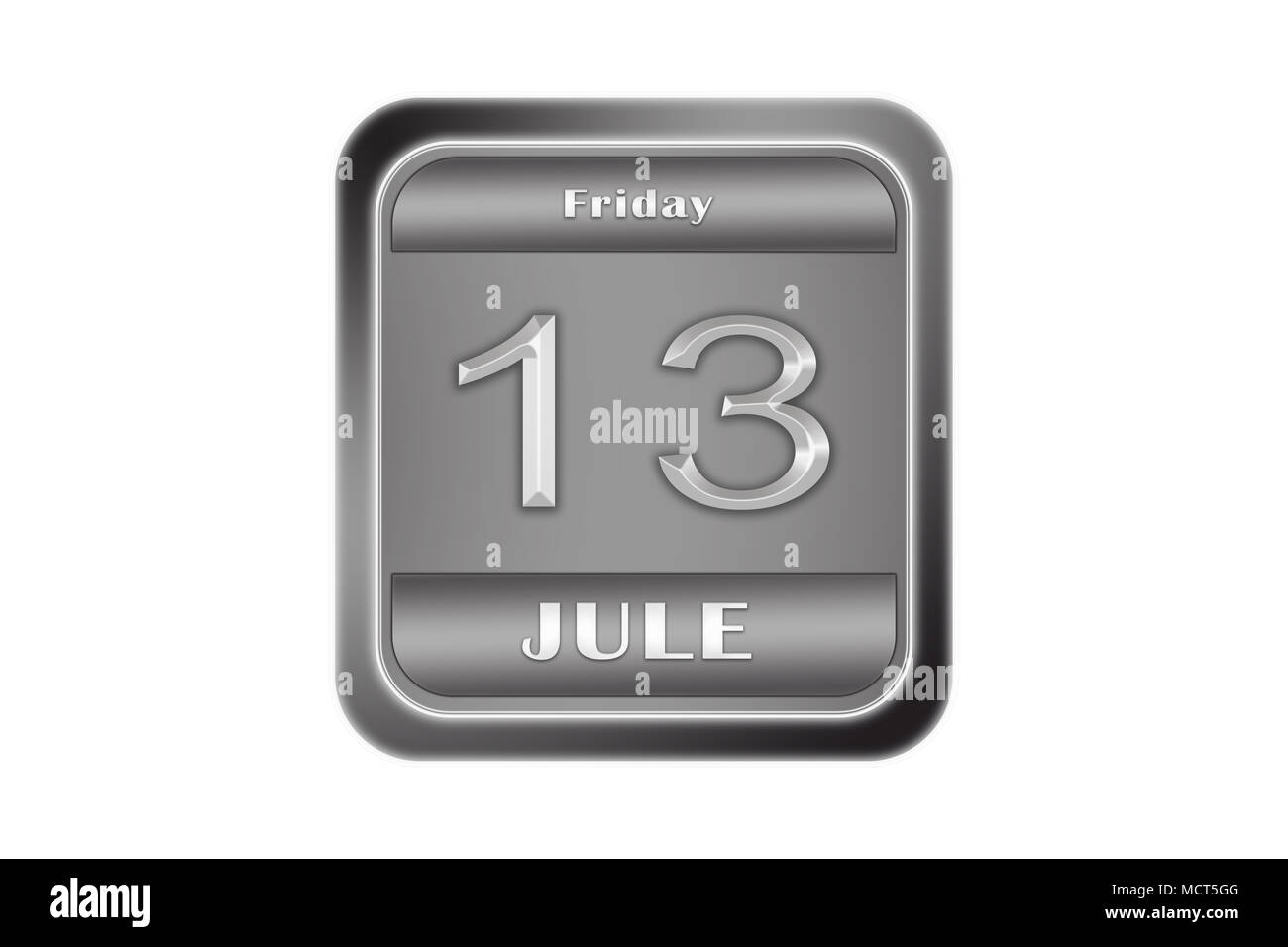 Friday 13 icon hi-res stock photography and images - Alamy