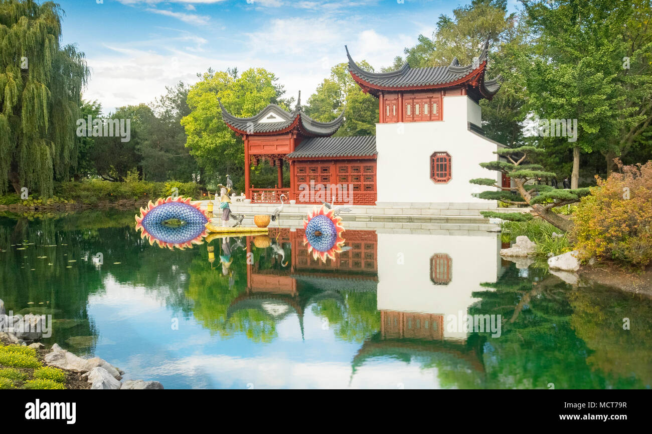 Botanical Garden of Montreal Stock Photo - Alamy