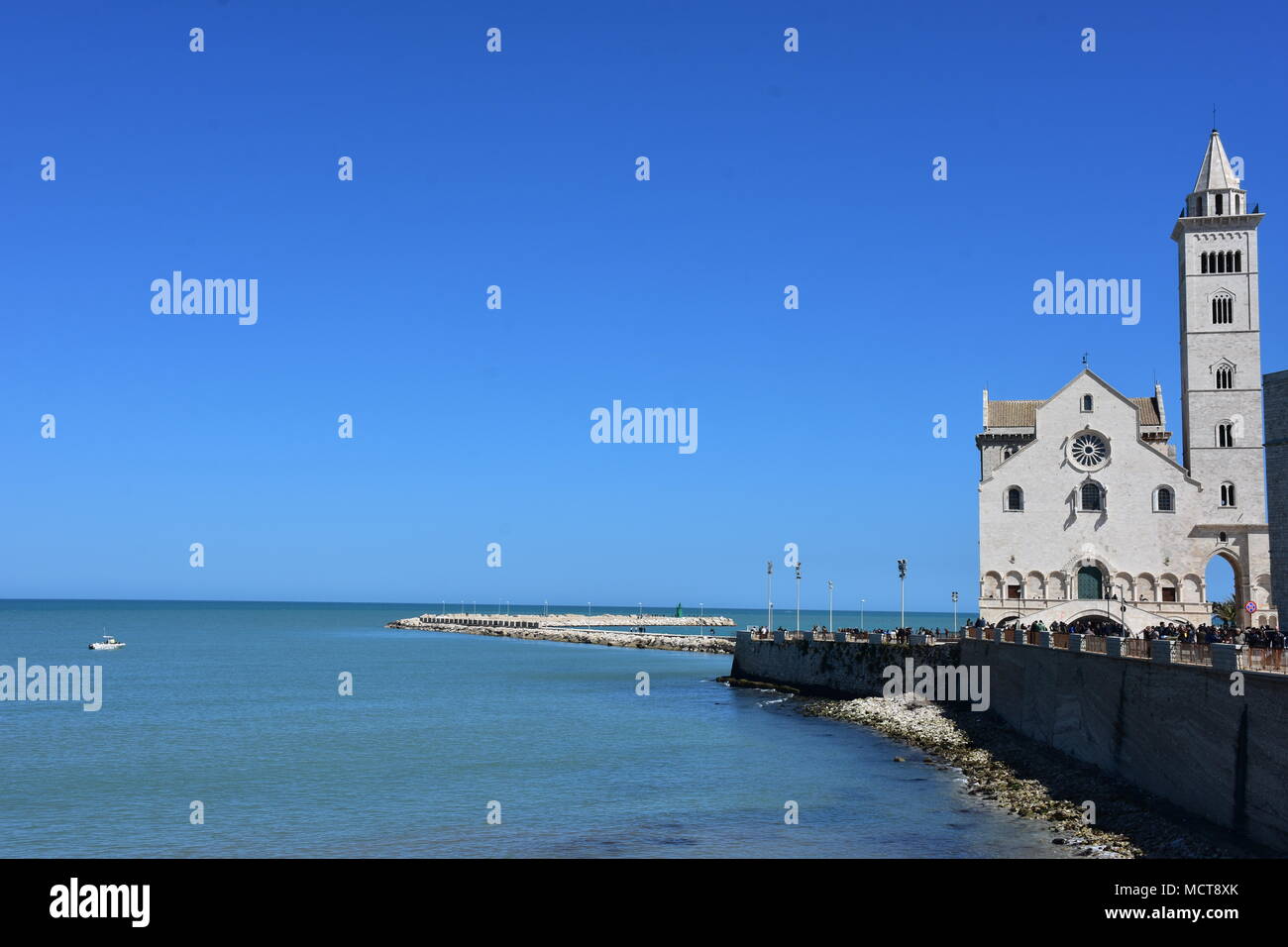 Italy, Puglia, Cathedral of Trani, a messenger monument of a UNESCO ...