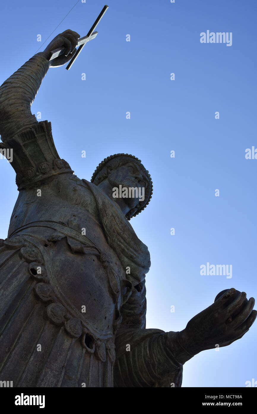 Italy, Puglia, The Colossus of Barletta, better known as Eraclio is a ...