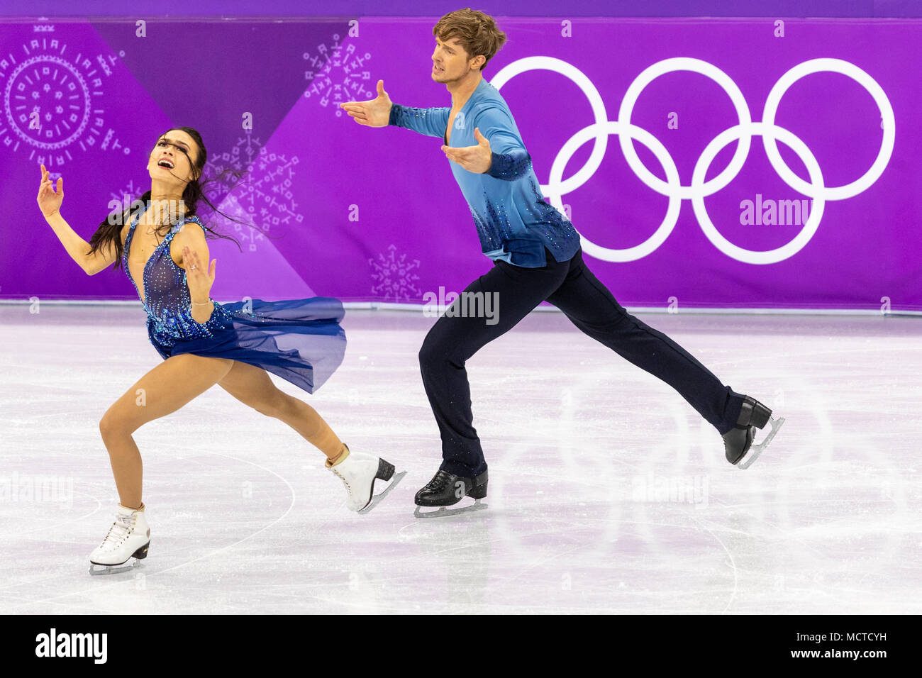 Madison Chock/Evan Bates (USA) competing in the Figure Skating - Ice ...