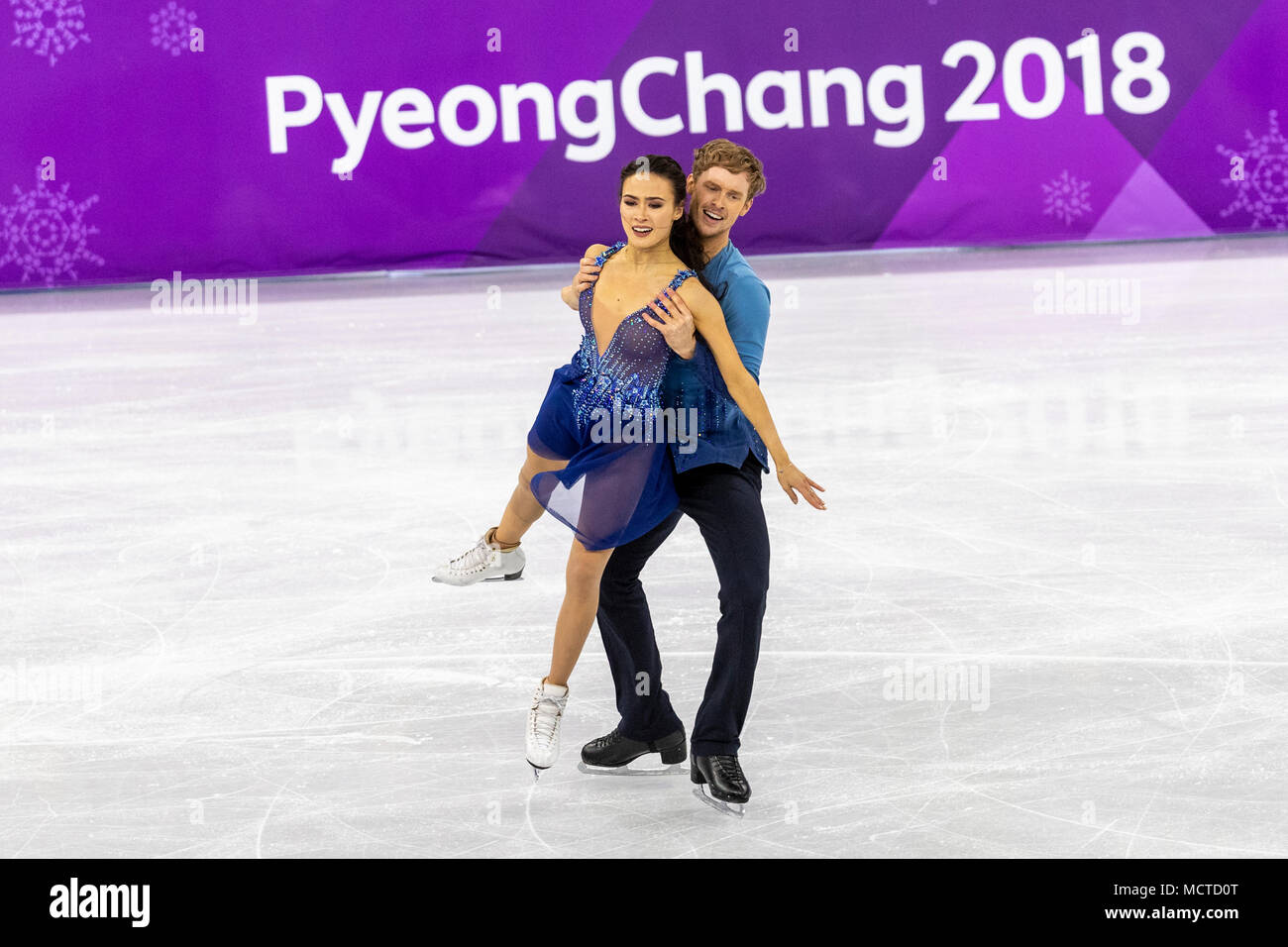 Madison Chock/Evan Bates (USA) competing in the Figure Skating - Ice ...