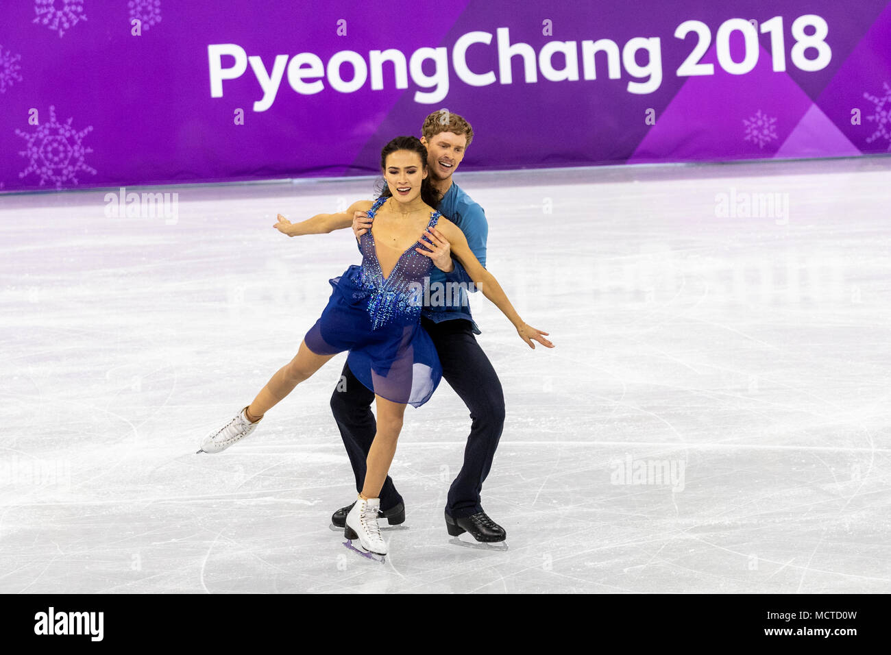 Madison Chock/Evan Bates (USA) competing in the Figure Skating - Ice ...