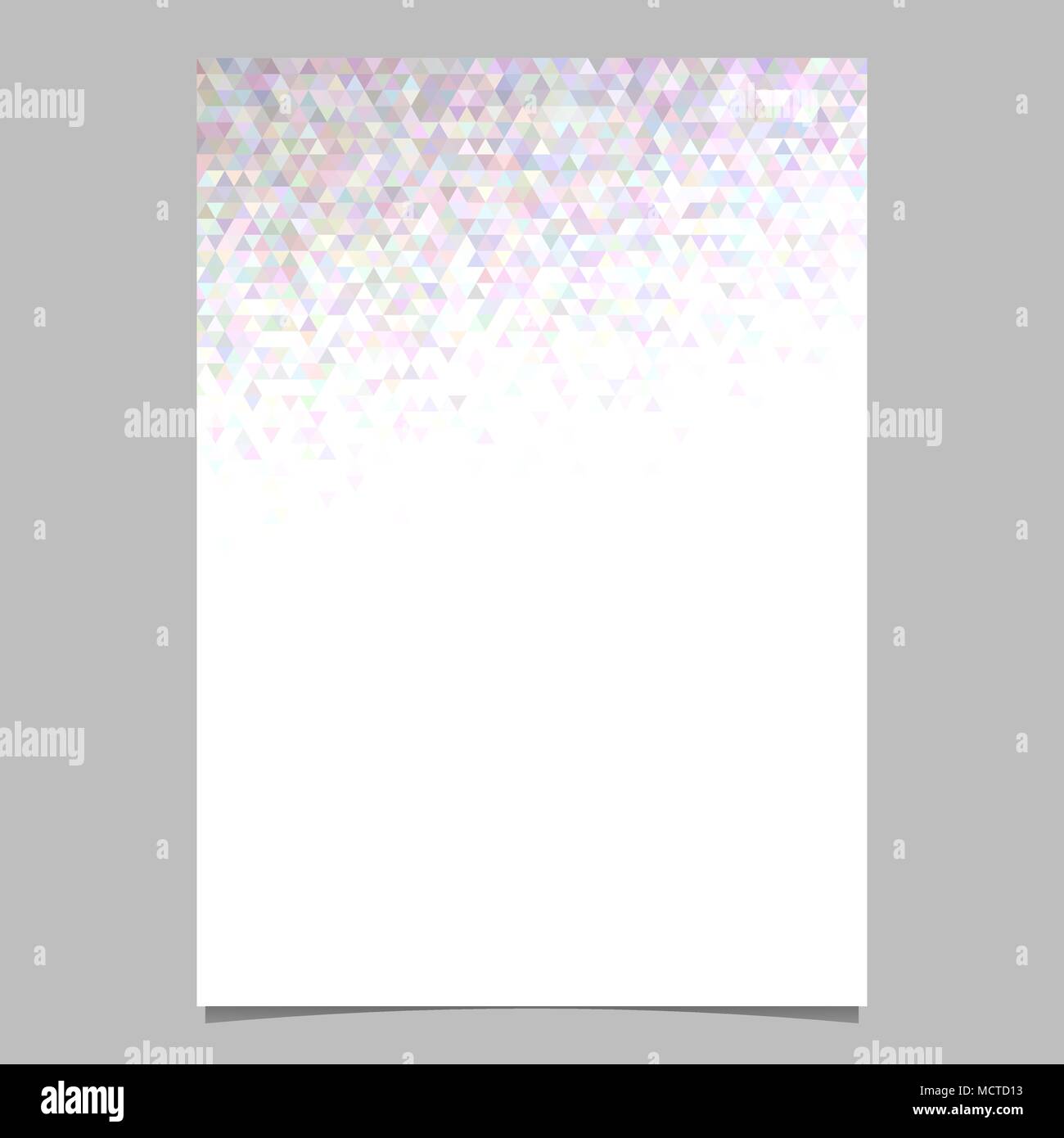 Abstract Triangle Brochure Background Template Stationery Design Stock Vector Image And Art Alamy