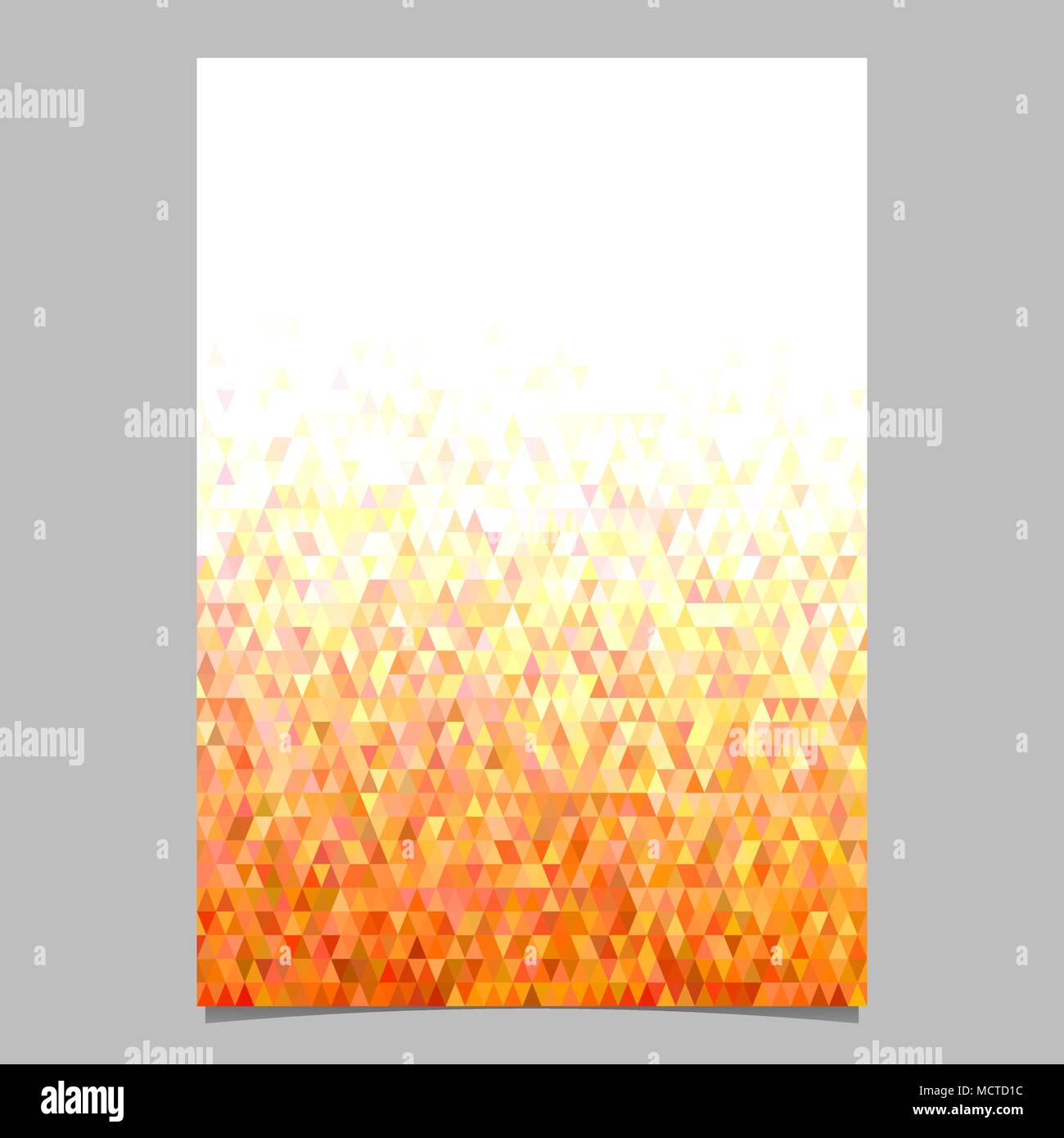 Abstract triangle brochure background template Stock Vector Image & Art - Alamy