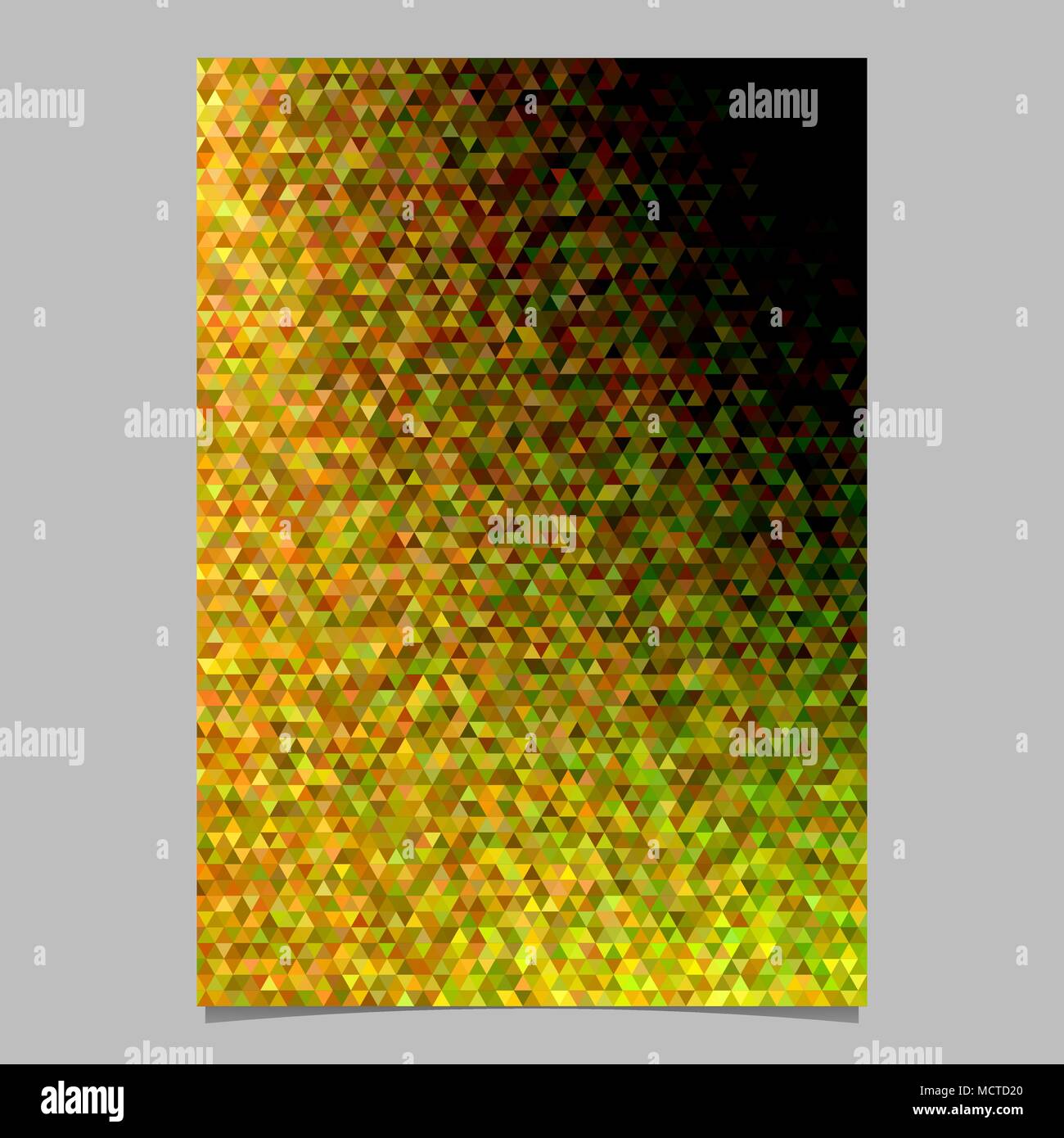 Abstract Triangle Brochure Background Template Stock Vector Image And Art Alamy