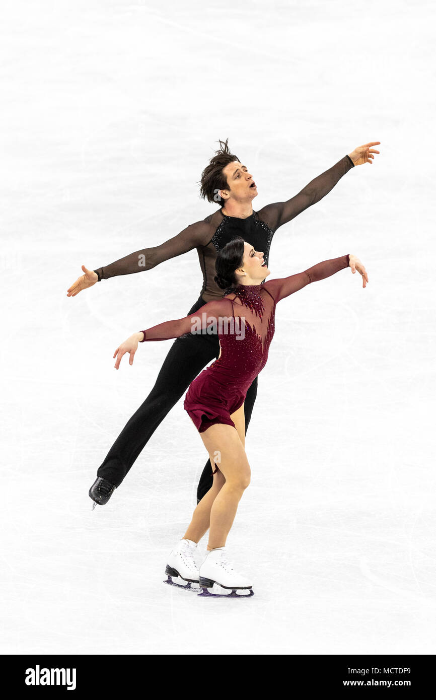 Tessa Virtue/ Scott Moir (CAN) win the gold medal in Figure Skating Ice ...