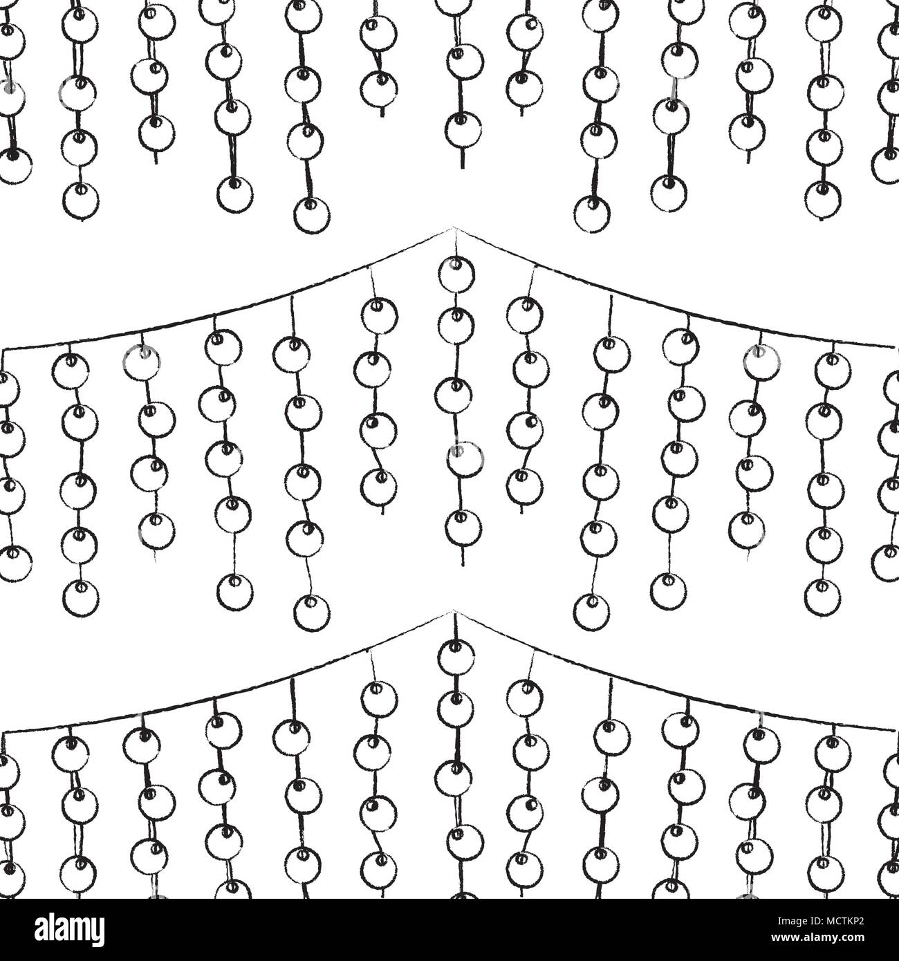 pearls hanging party decoration background Stock Vector Image & Art - Alamy