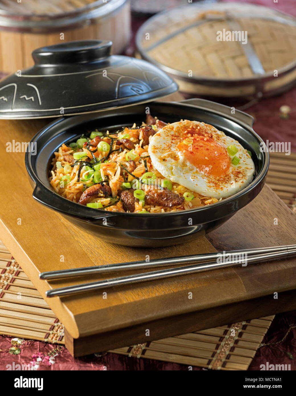 Bokkeumbap. Korean fried rice. Korea Food Stock Photo - Alamy
