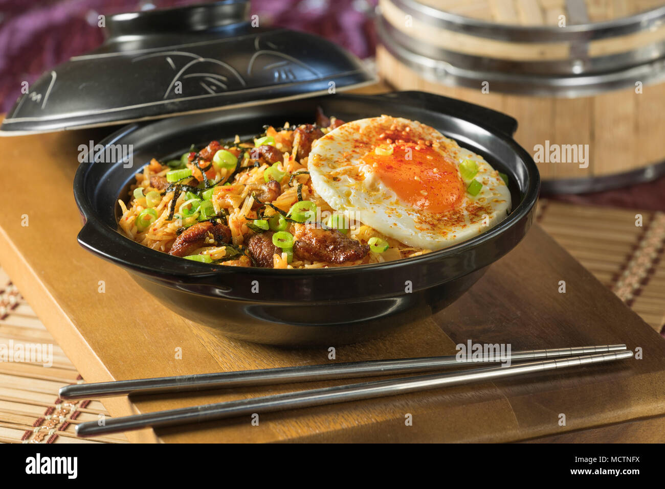 Bokkeumbap. Korean fried rice. Korea Food Stock Photo - Alamy