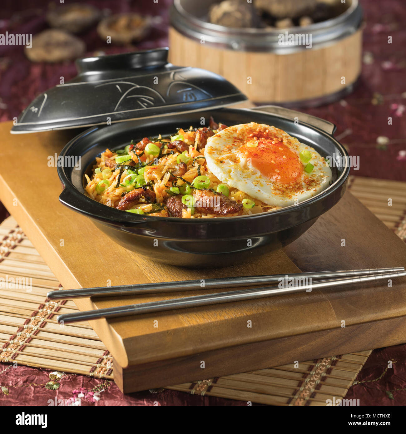 Bokkeumbap. Korean fried rice. Korea Food Stock Photo - Alamy