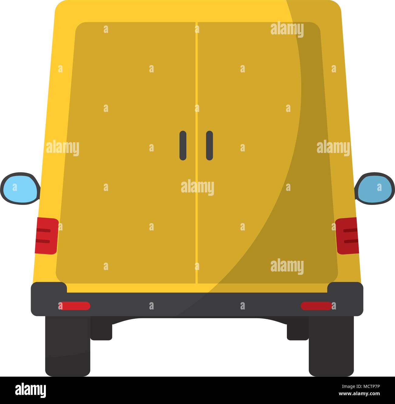 trunk delivery service with closed doors Stock Vector Image & Art - Alamy