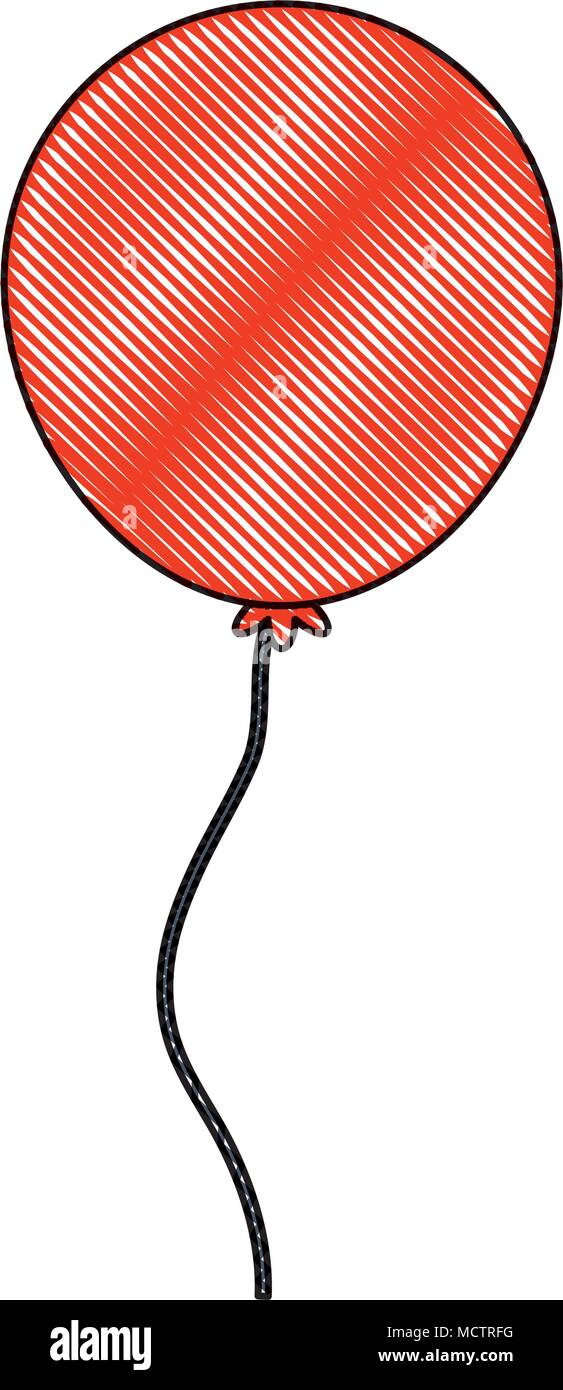 balloon icon over white background, vector illustration Stock Vector ...