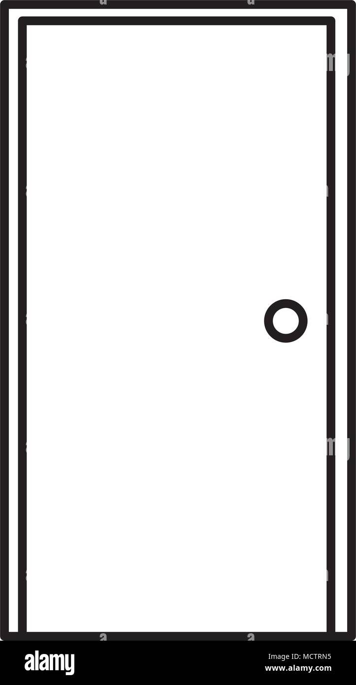 line front wood door entrance object Stock Vector Image & Art - Alamy