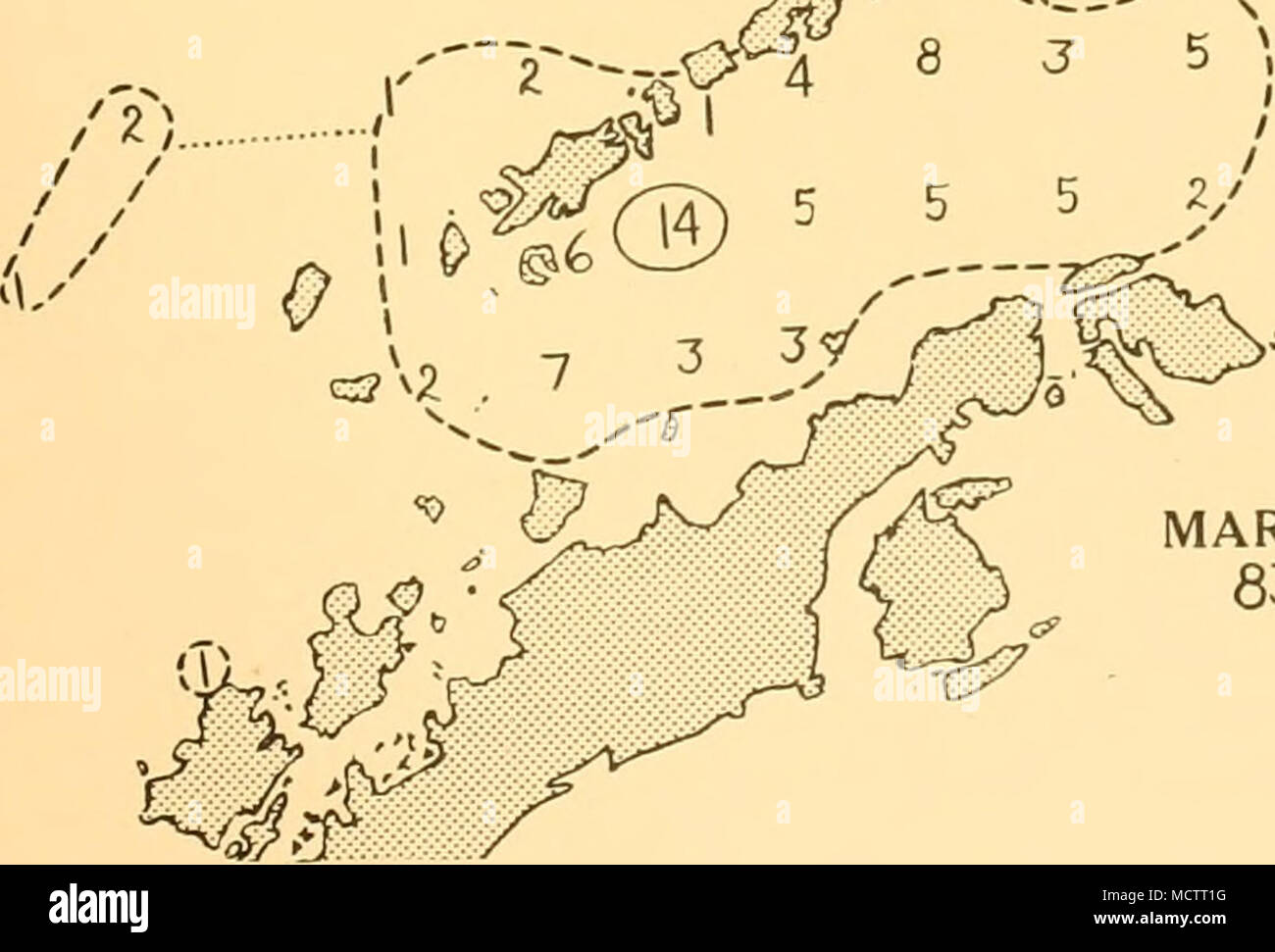 . MARCH SCALE OF NAUTICAL MILES Stock Photo - Alamy