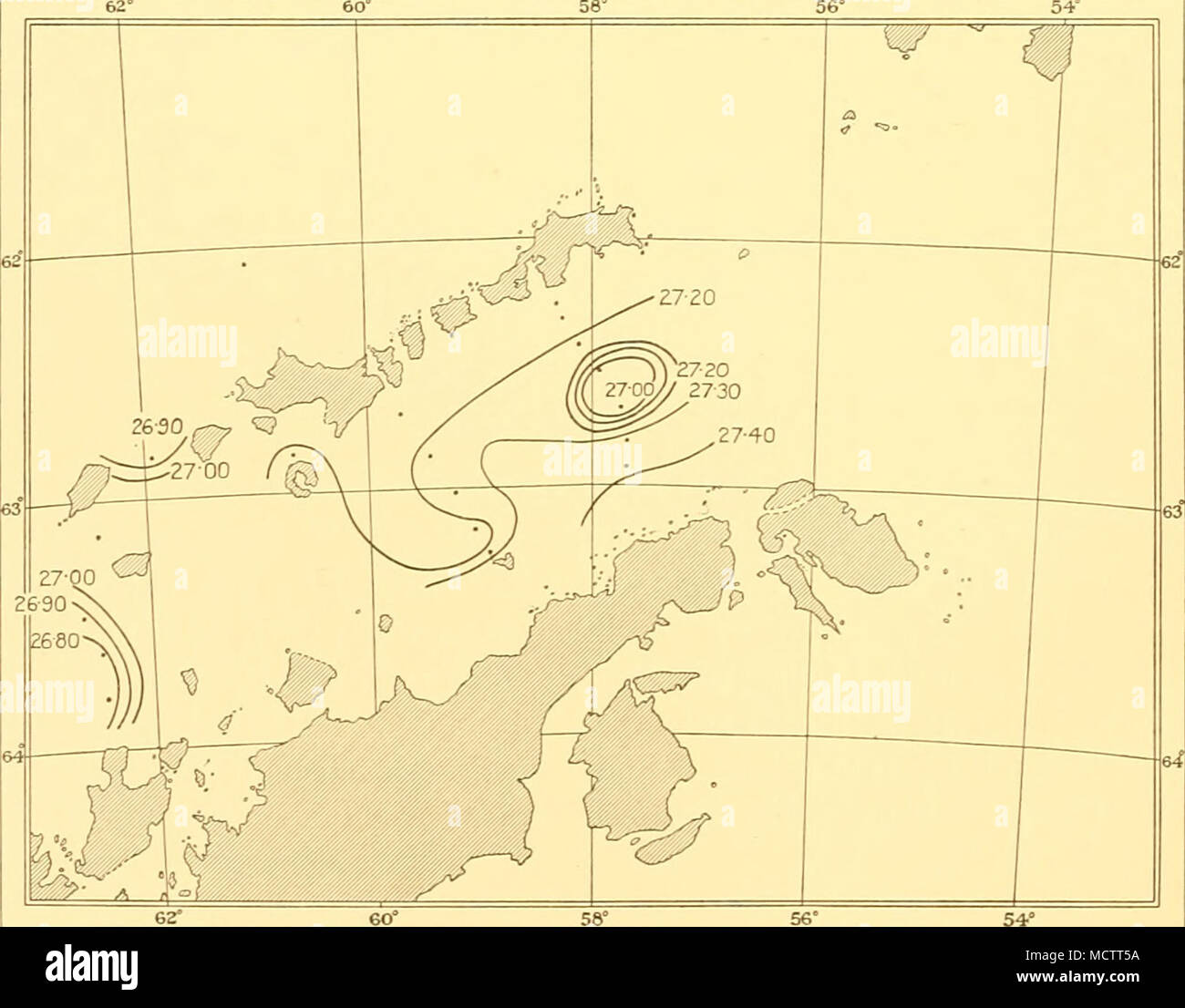 . kLAF Fig. 16. Surface density (a,): February 1929 Stock Photo - Alamy