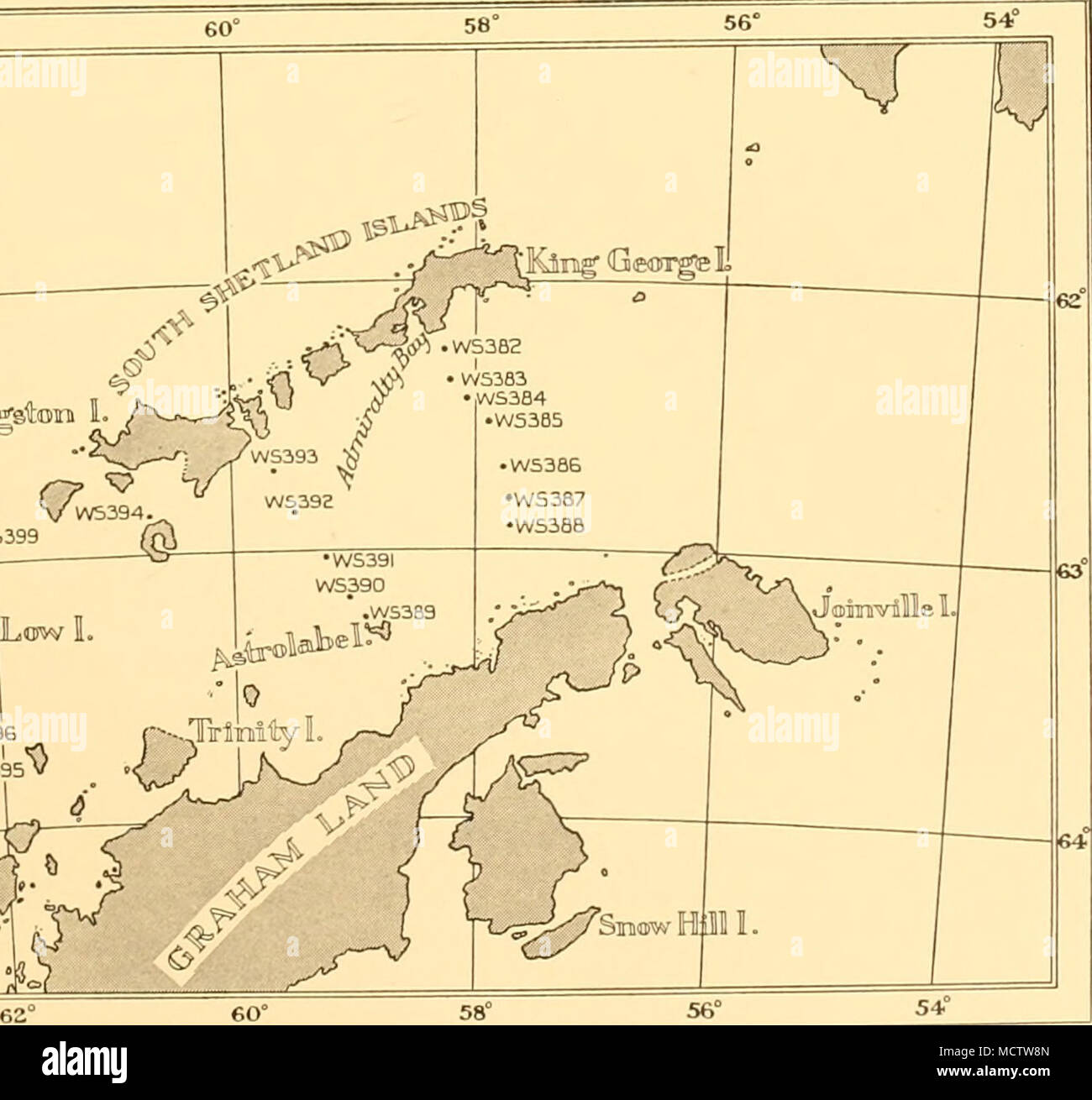 . Fig. 49. Reference chart showing the positions of the stations worked ...