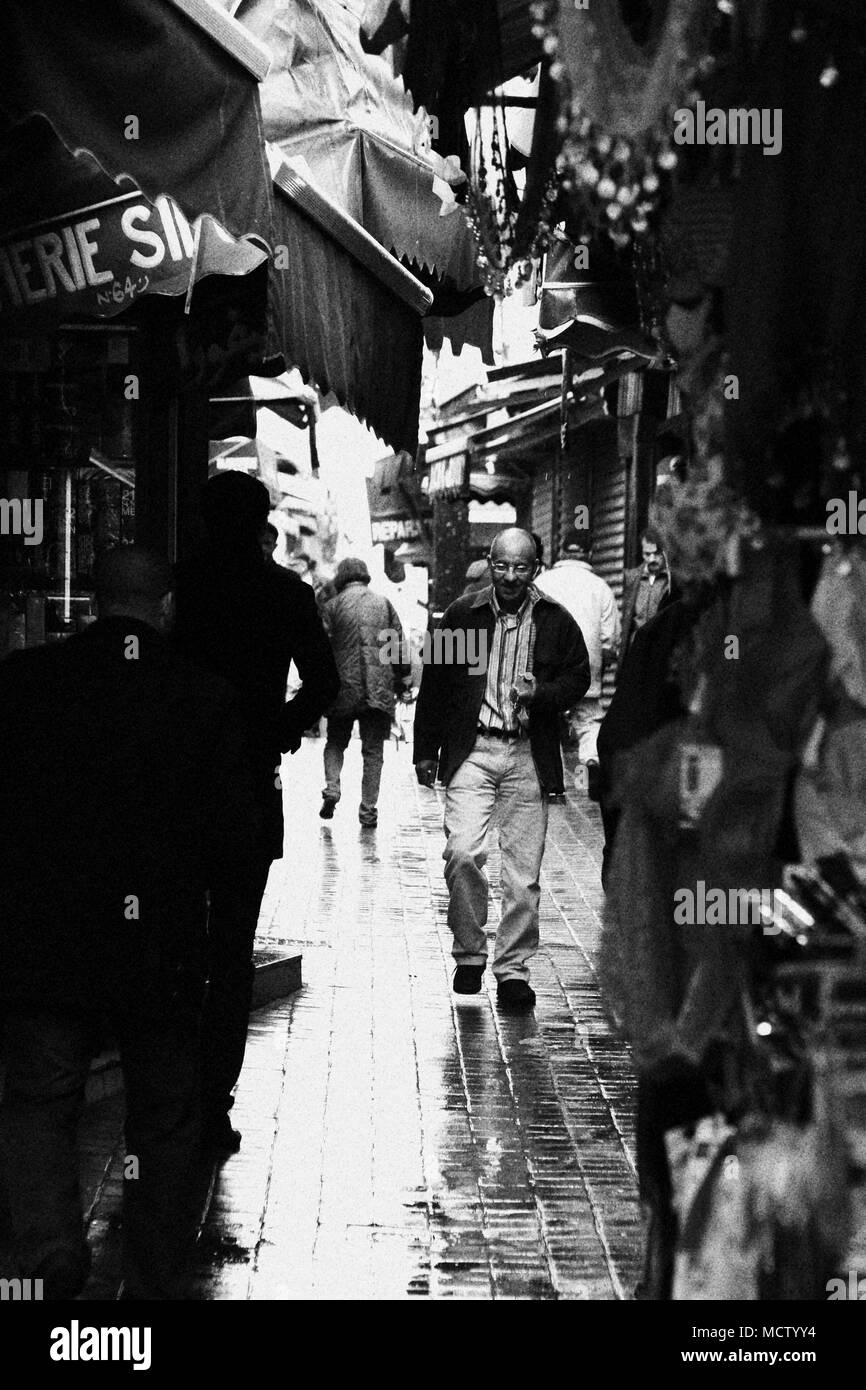 Man strolling city Black and White Stock Photos & Images - Alamy