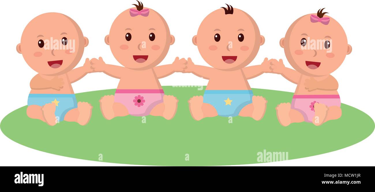 group of babys characters Stock Vector Image & Art - Alamy