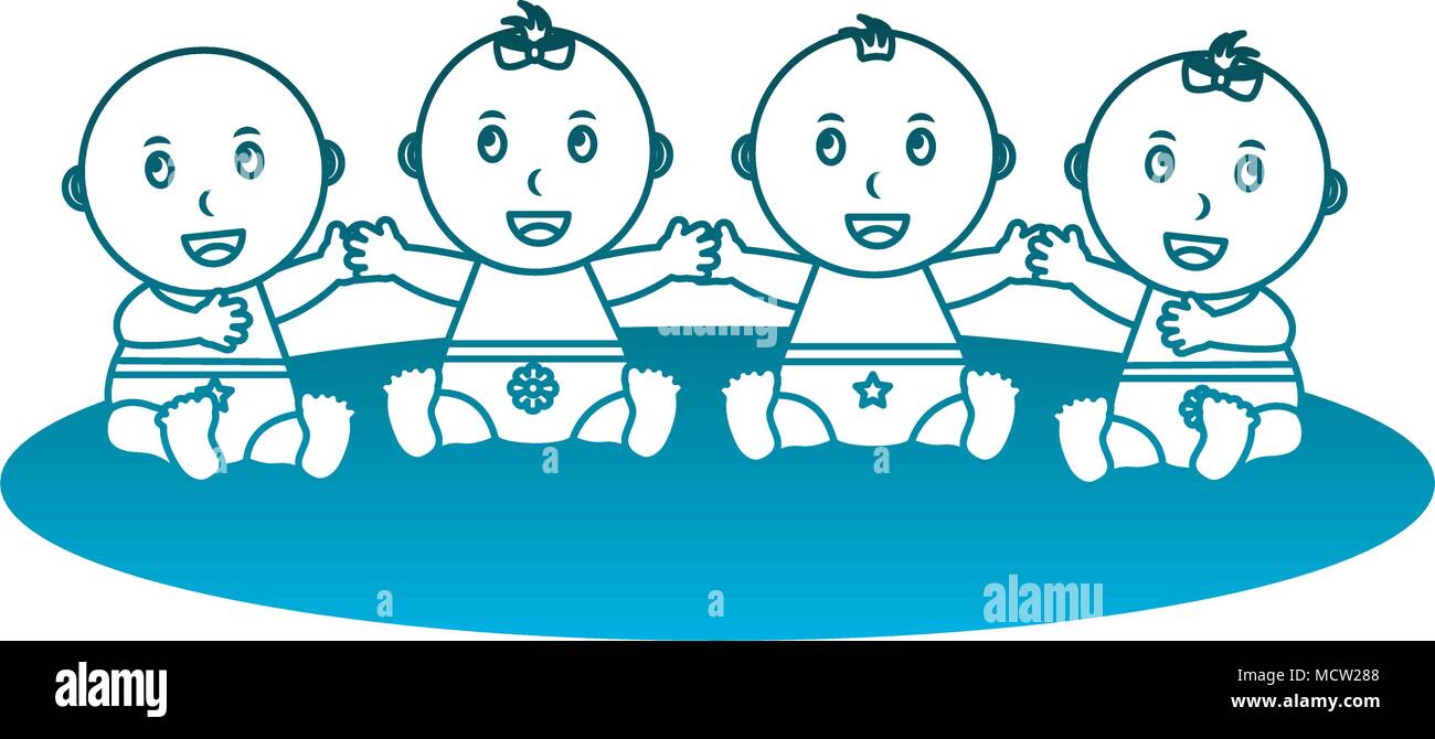 group of babys characters Stock Vector Image & Art - Alamy