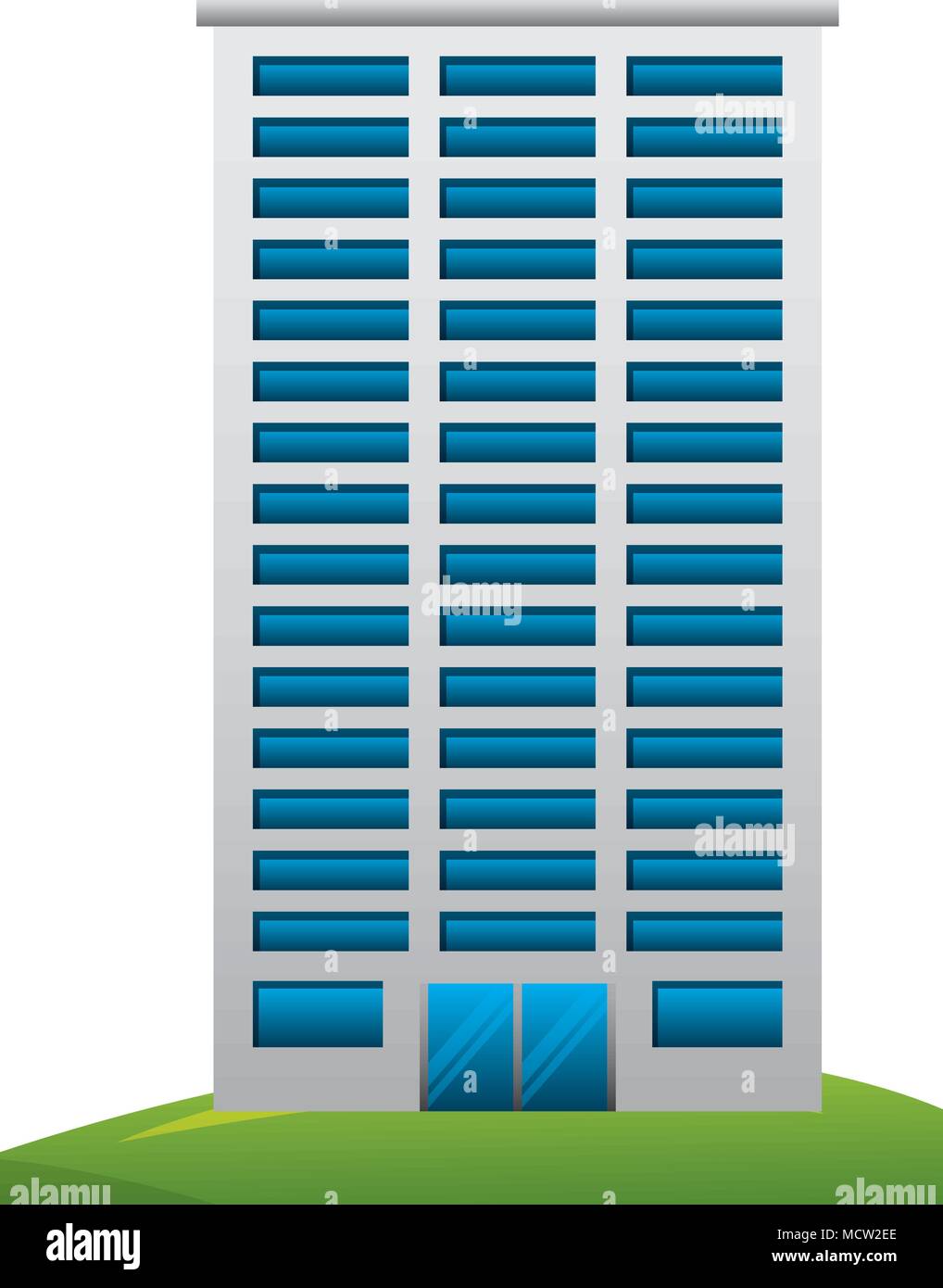 Facade structure of windows Stock Vector Images - Alamy