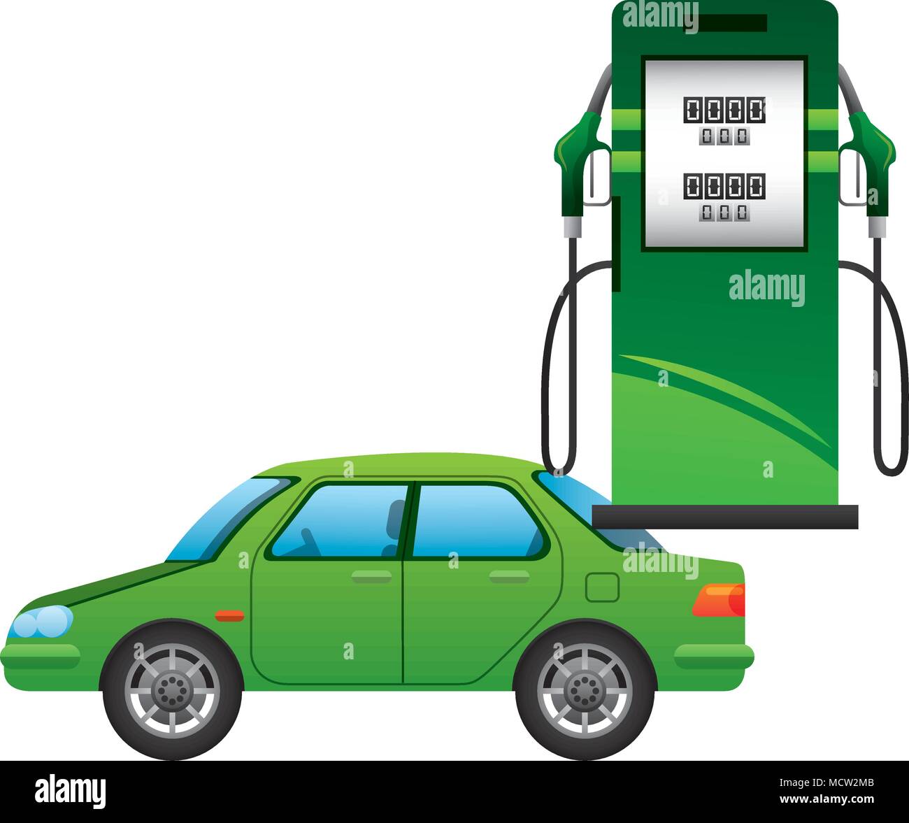 energy fuel pump with car Stock Vector Image & Art - Alamy