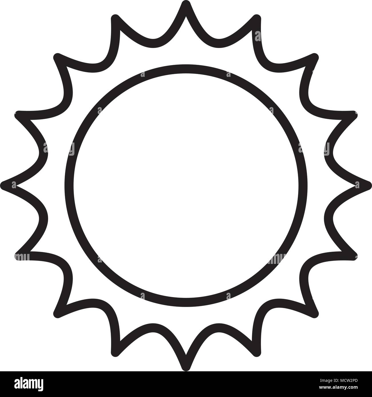 sun climate summer isolated icon Stock Vector Image & Art - Alamy