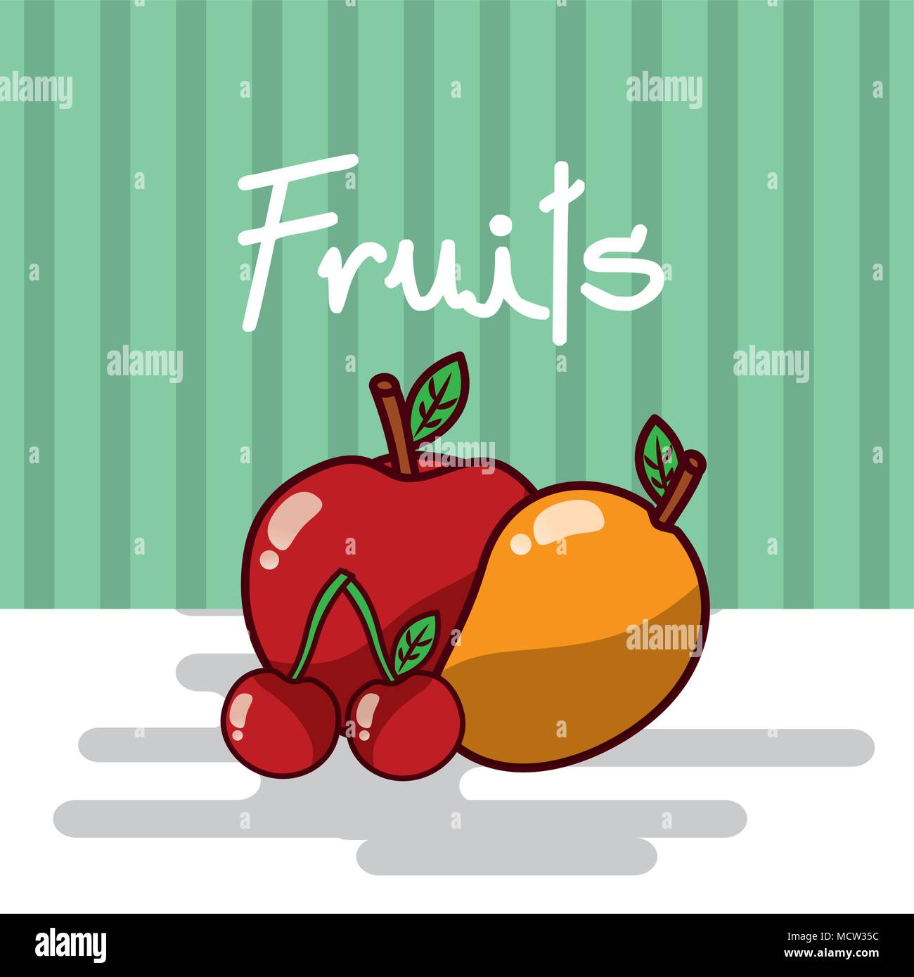 Mango water Stock Vector Images - Alamy