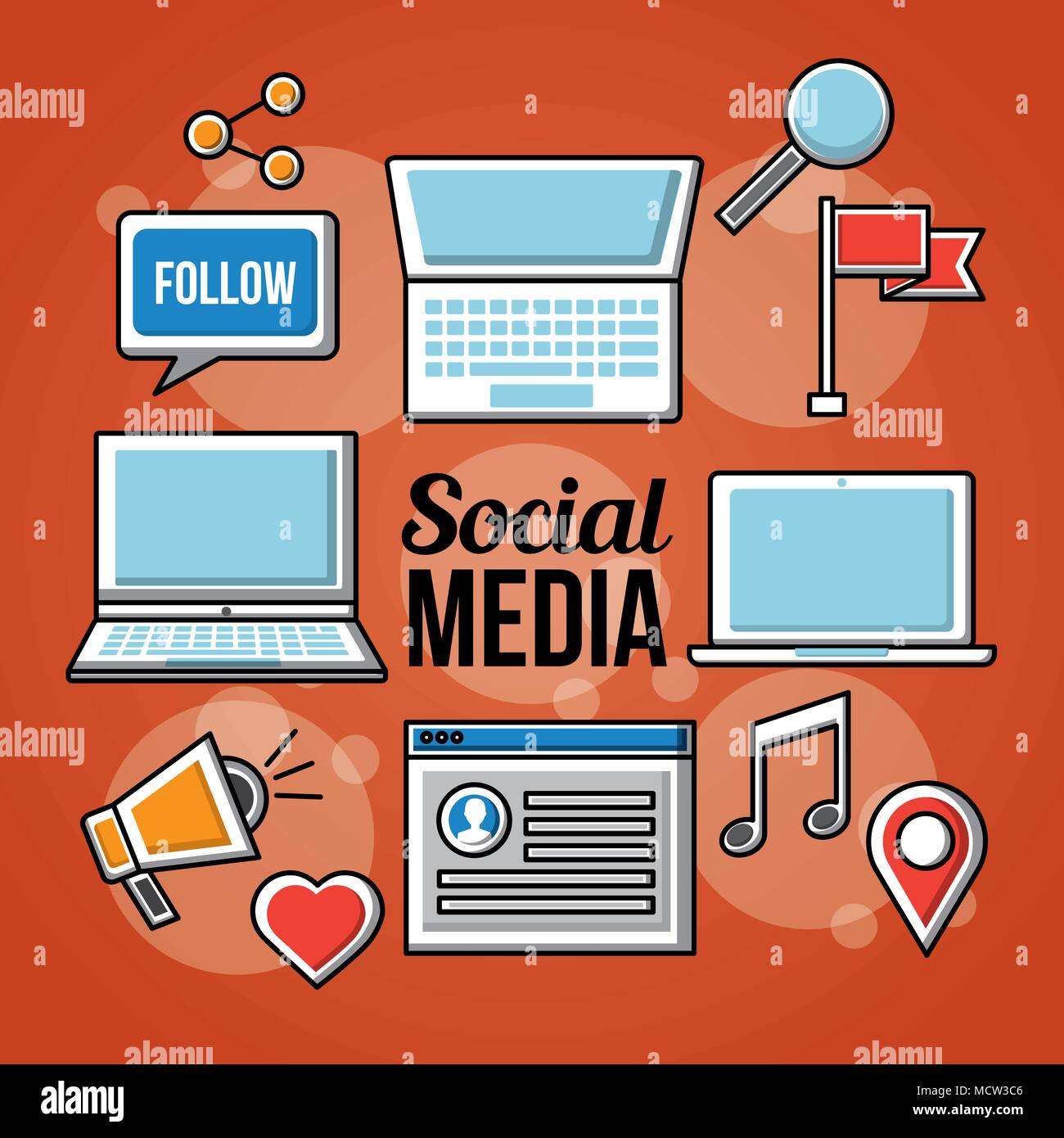 Media devices vector Stock Vector Images - Alamy