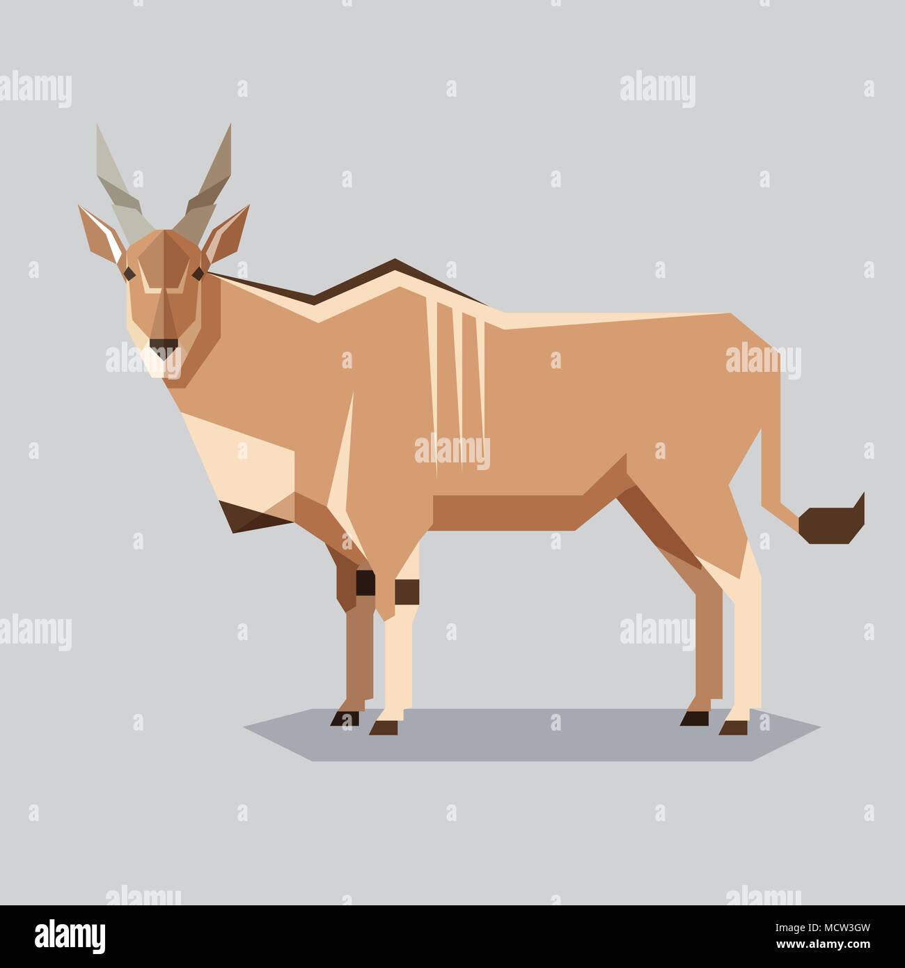 Cape eland Stock Vector Images - Alamy