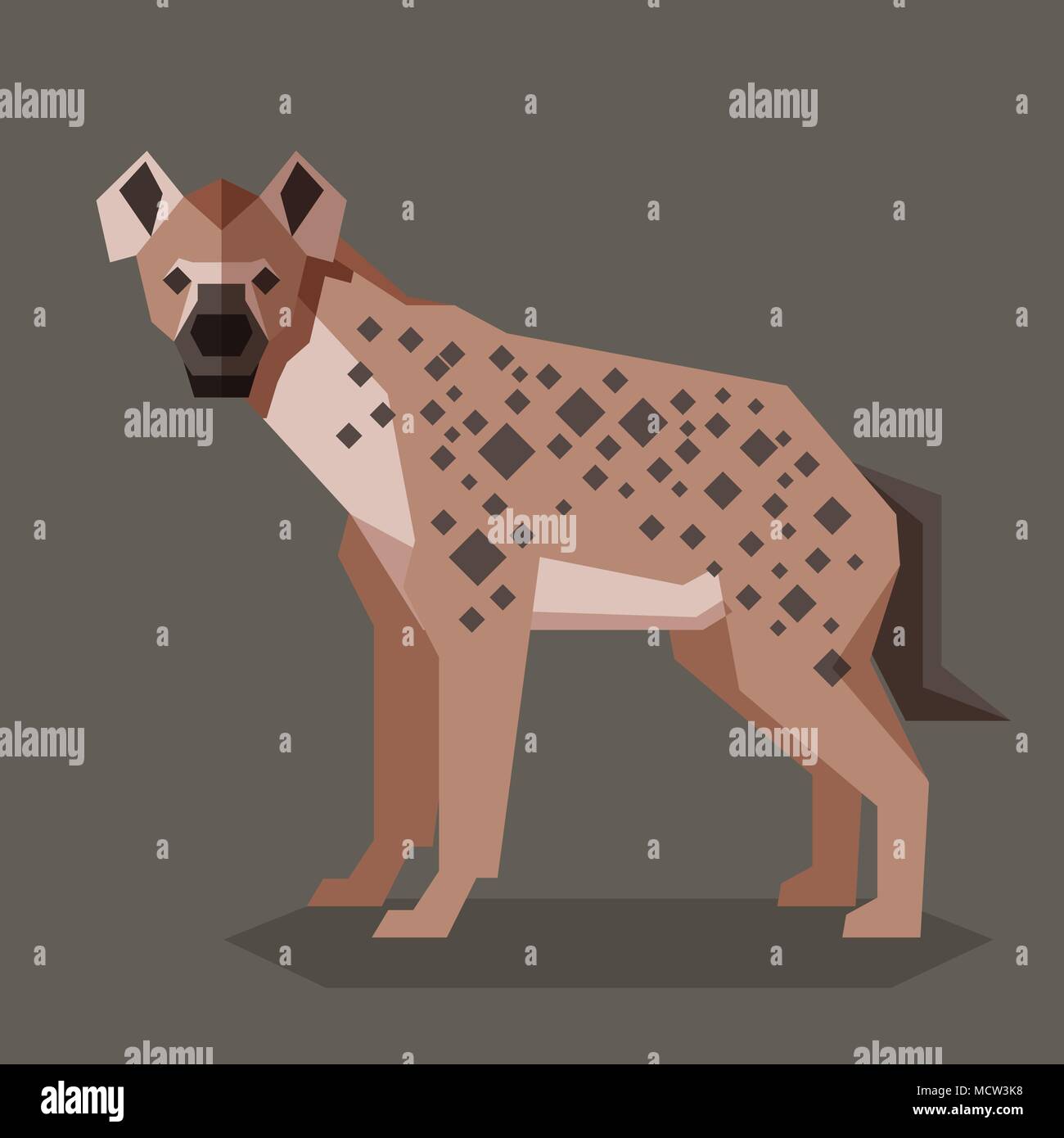 Hyena teeth Stock Vector Images - Alamy