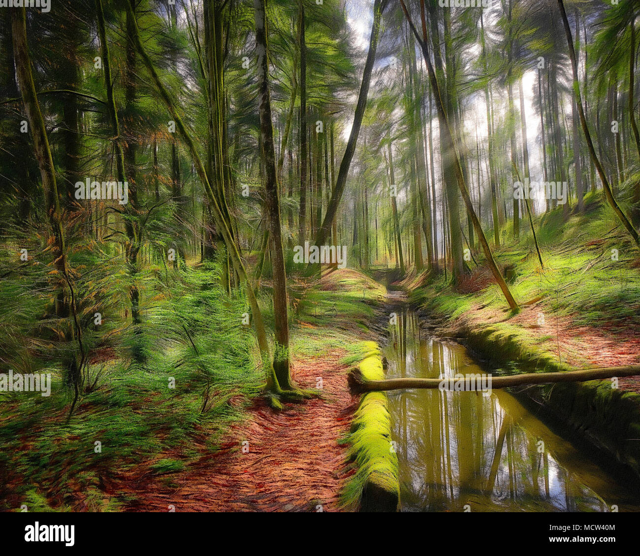 Springtime digital art hi-res stock photography and images - Alamy