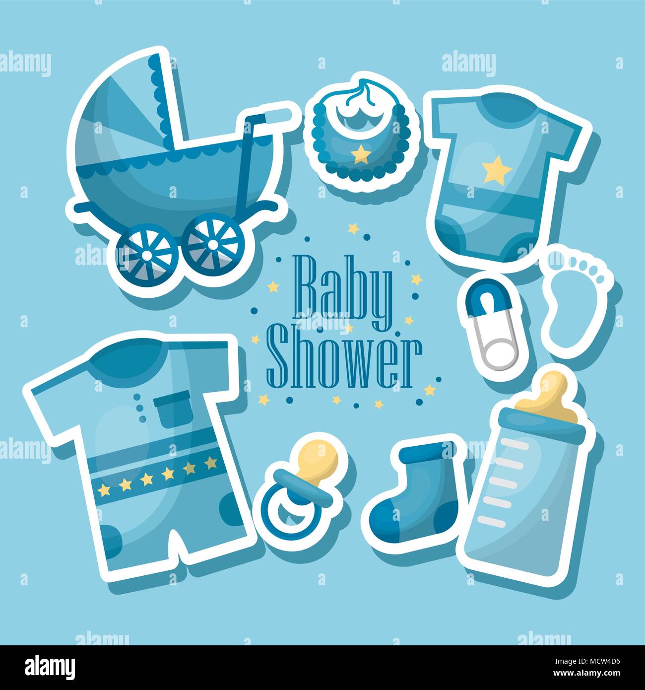happy baby shower Stock Vector Image & Art - Alamy