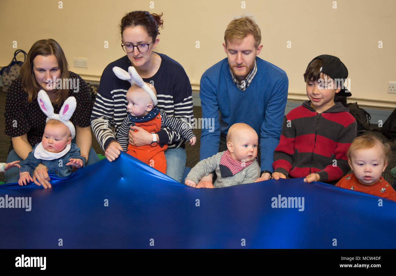 Baby sensory class Stock Photo - Alamy