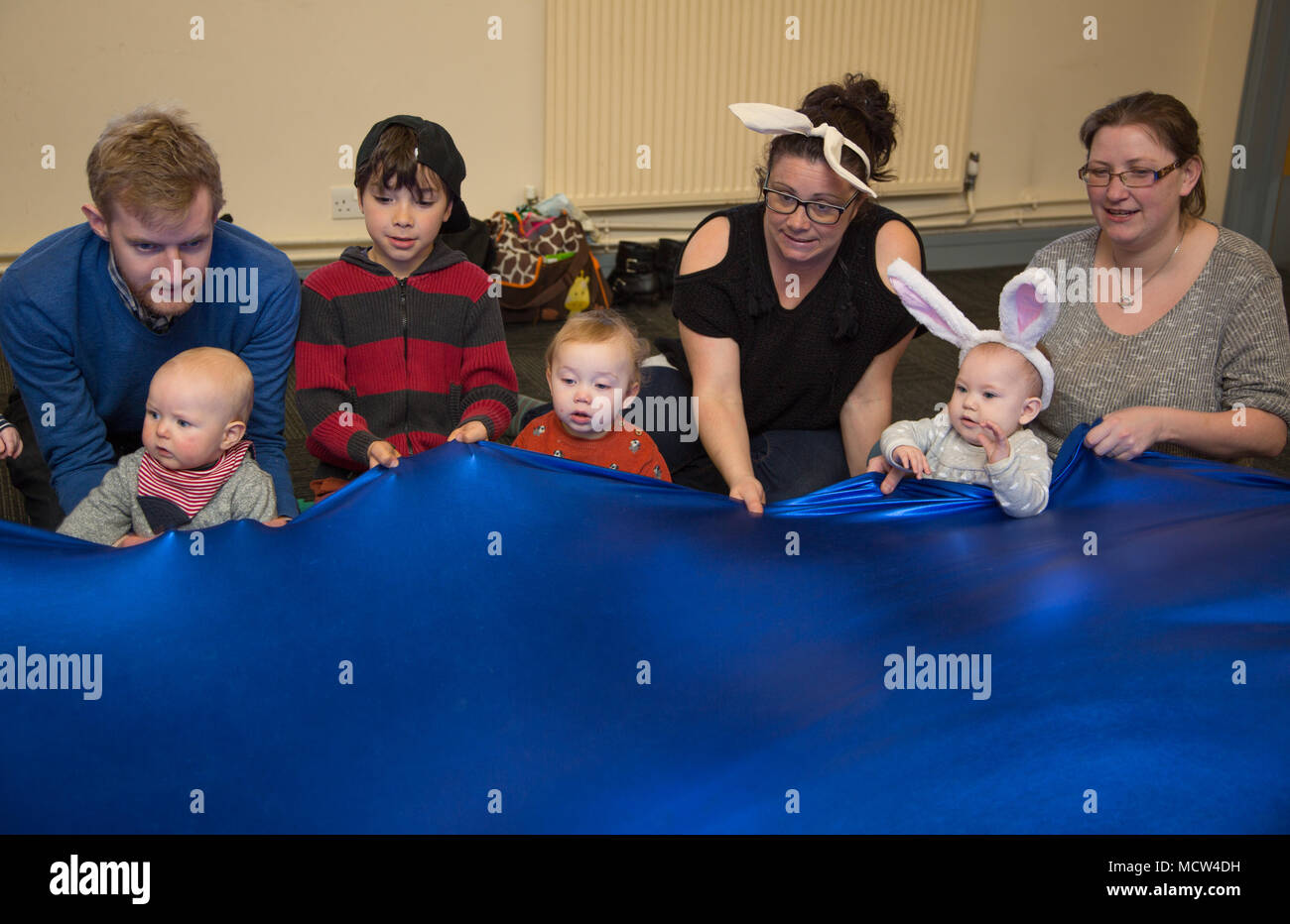 Baby sensory class Stock Photo - Alamy