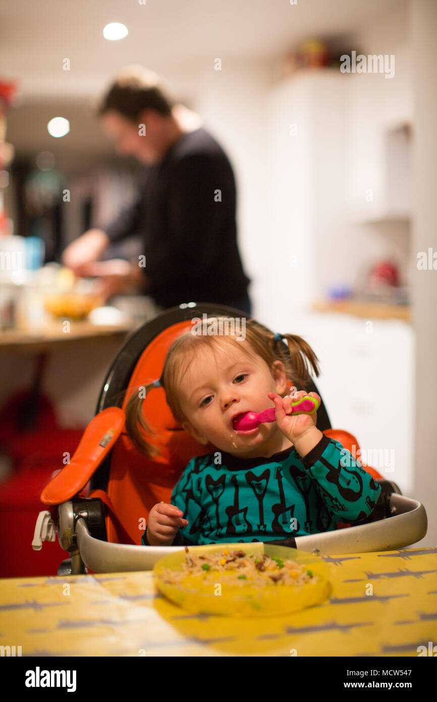 Baby being weaned hi-res stock photography and images - Alamy