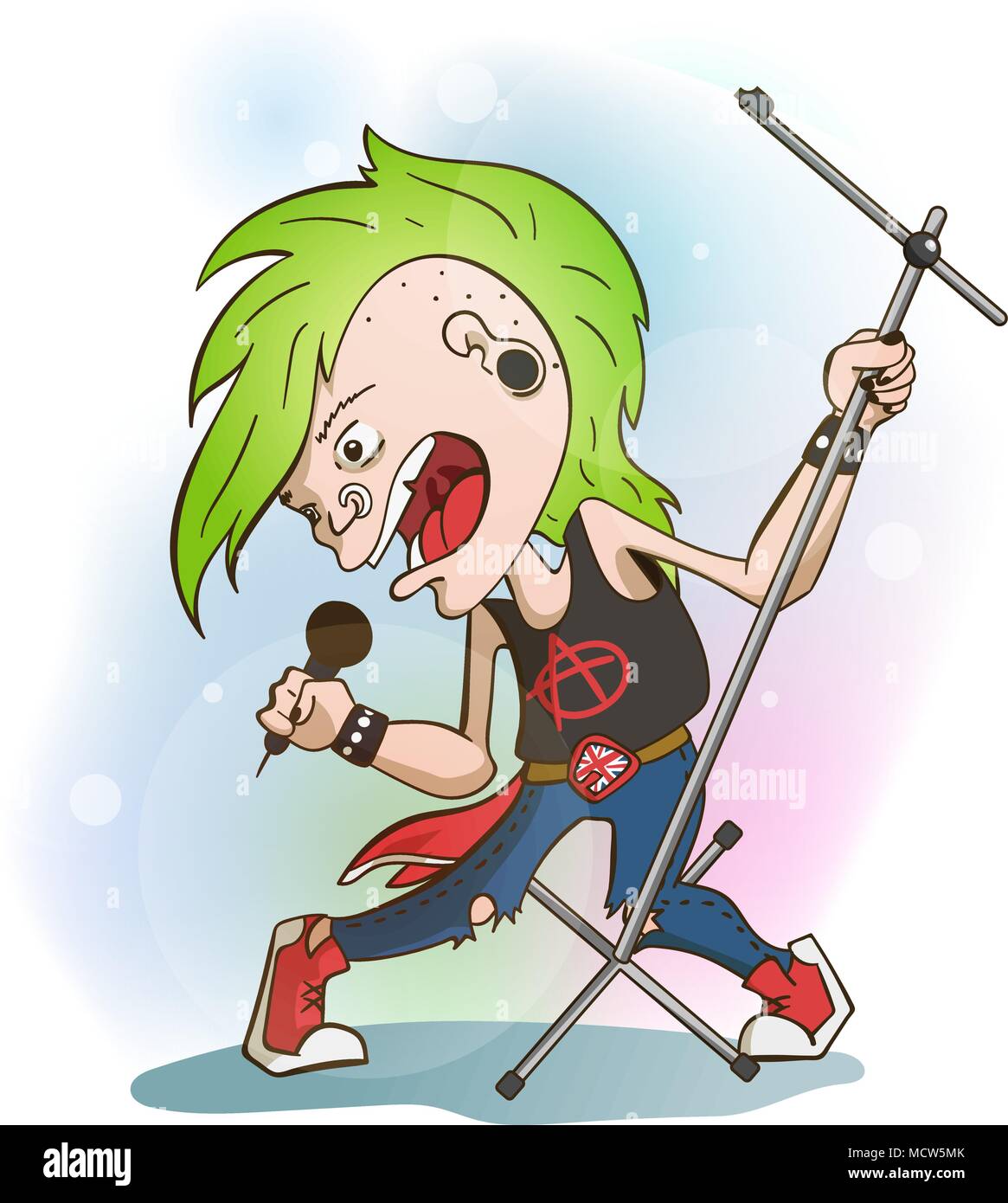 Rock Singer Clip Art