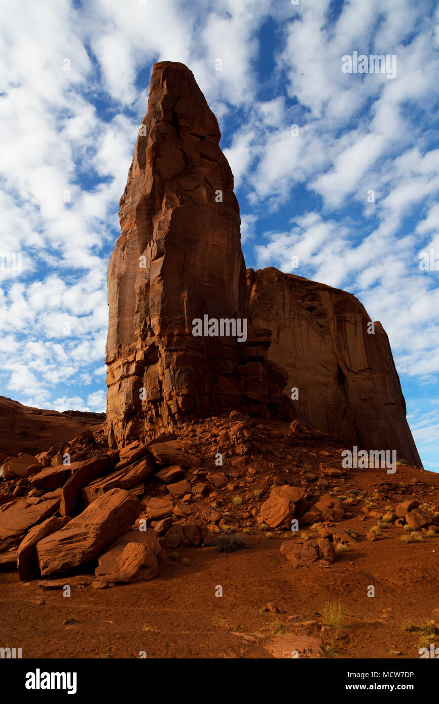 Rock formation in Monument Valley Stock Photo - Alamy