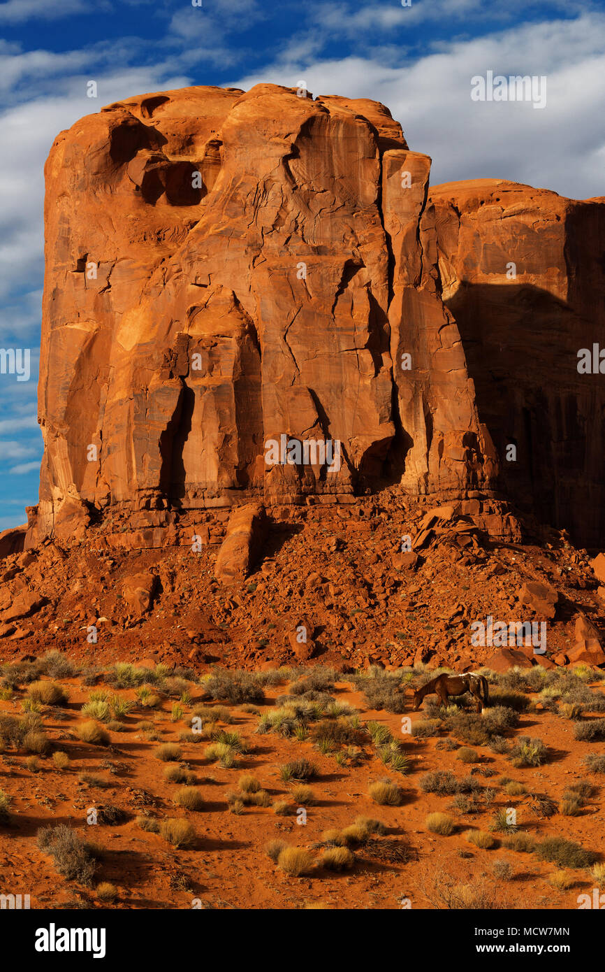 Rock formation in Monument Valley Stock Photo - Alamy