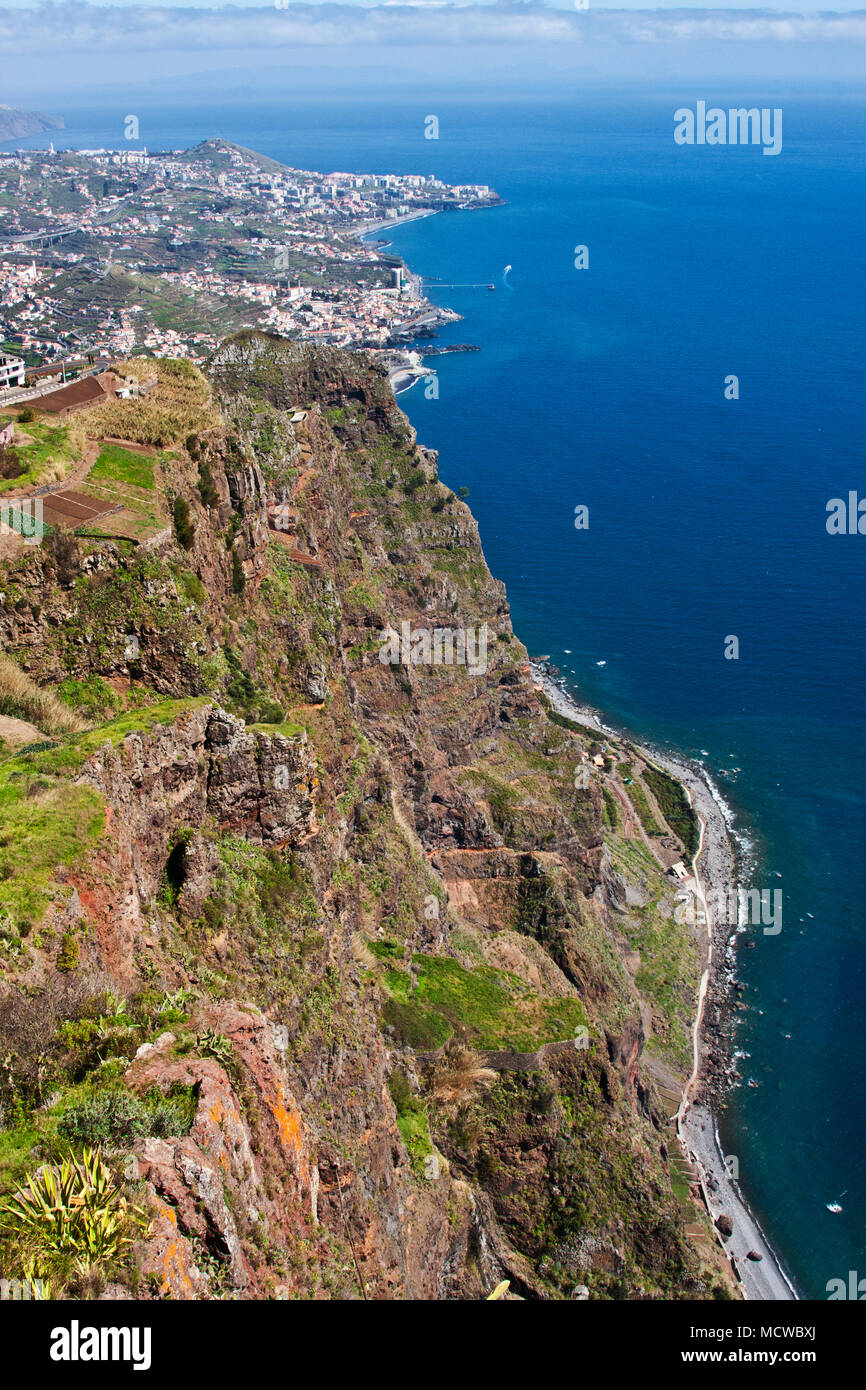 Portugal; Madeira; Cabo Girão Skywalk; highest in Europe; more than 1 ...