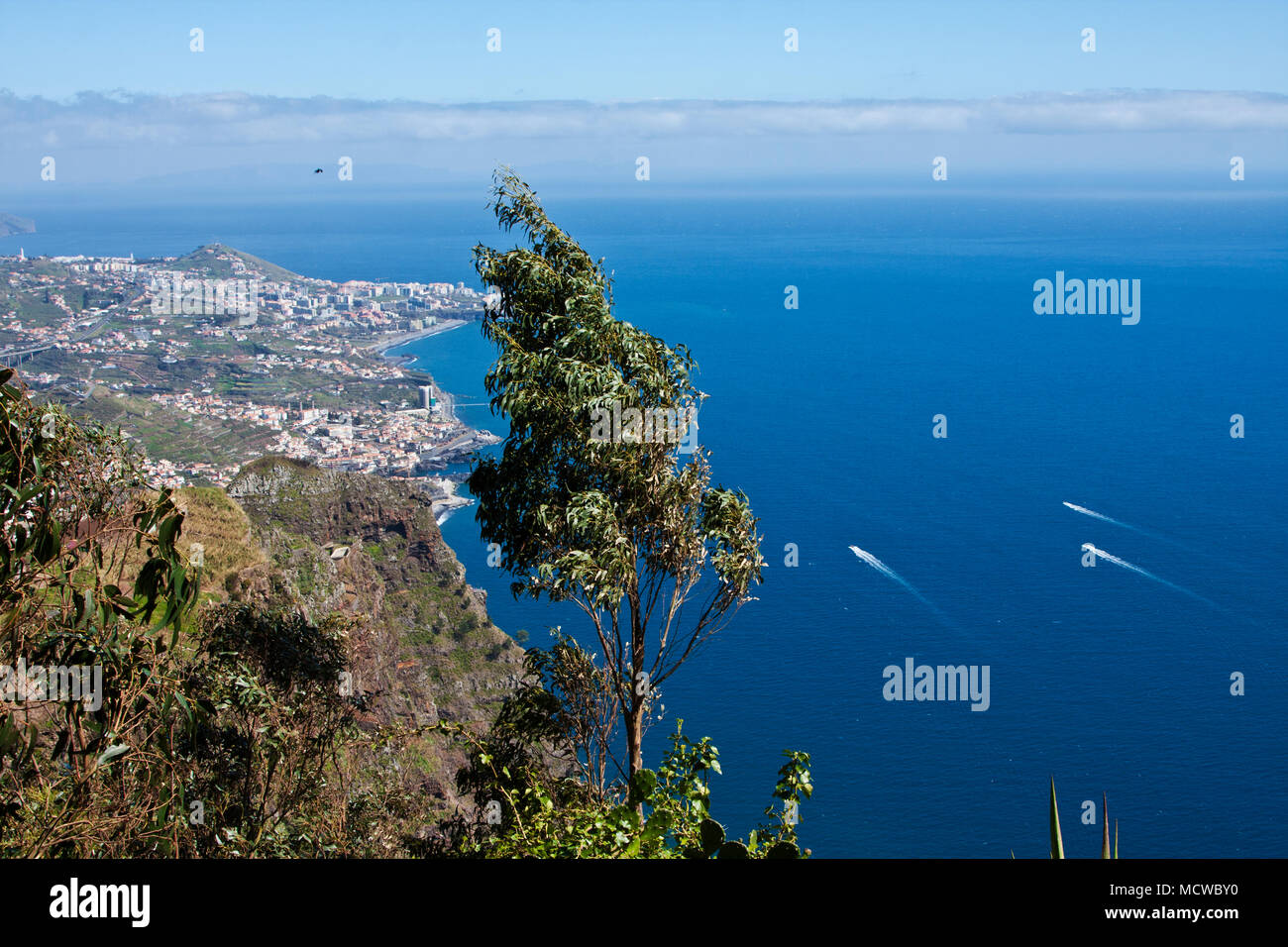 Portugal; Madeira; Cabo Girão Skywalk; highest in Europe; more than 1 ...