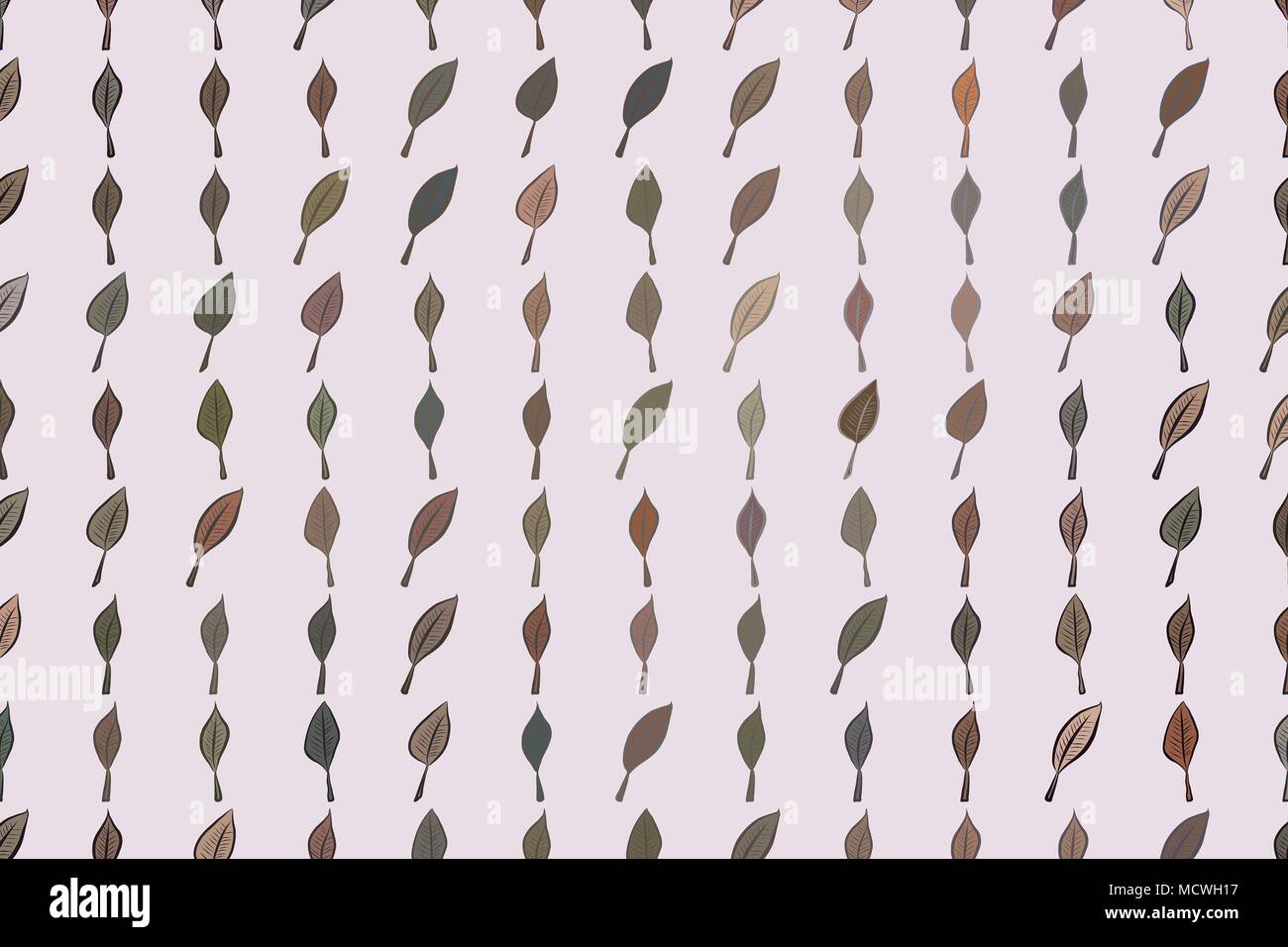 Abstract geometric leaves drawing pattern, colorful & artistic for ...