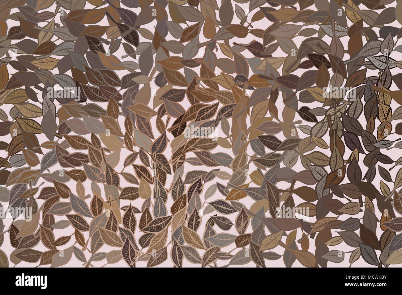 Abstract geometric leaves drawing pattern, colorful & artistic for ...