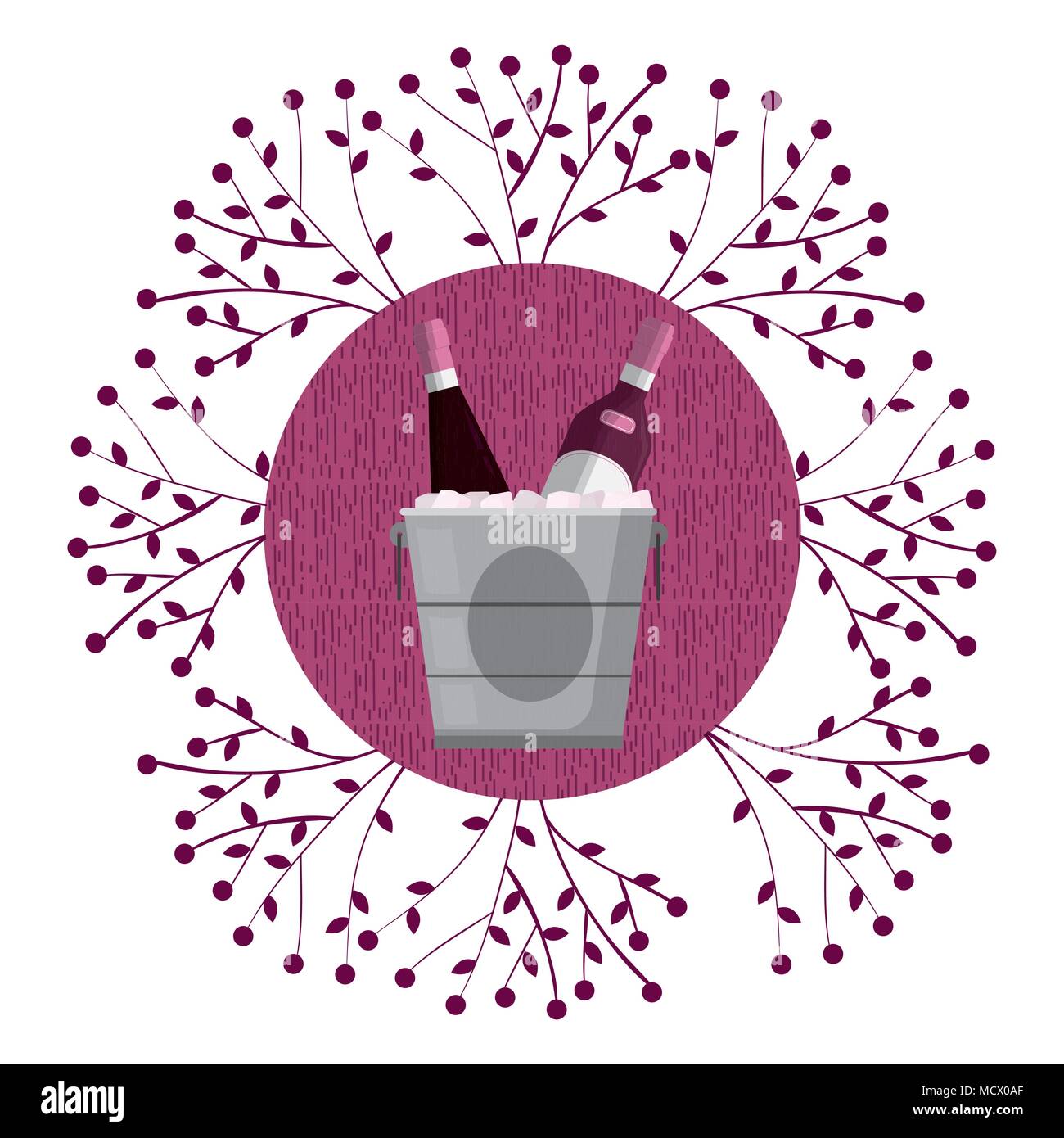 Wine round symbol Stock Vector Image & Art - Alamy